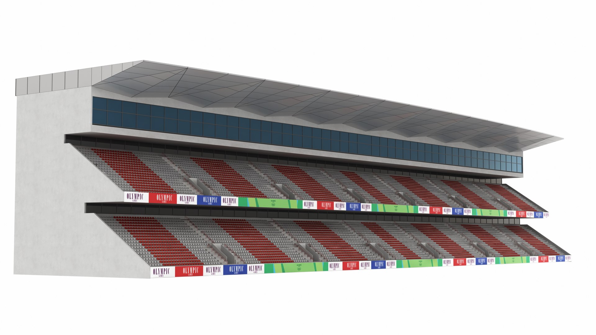 Stadium Tribune Model - TurboSquid 2269144