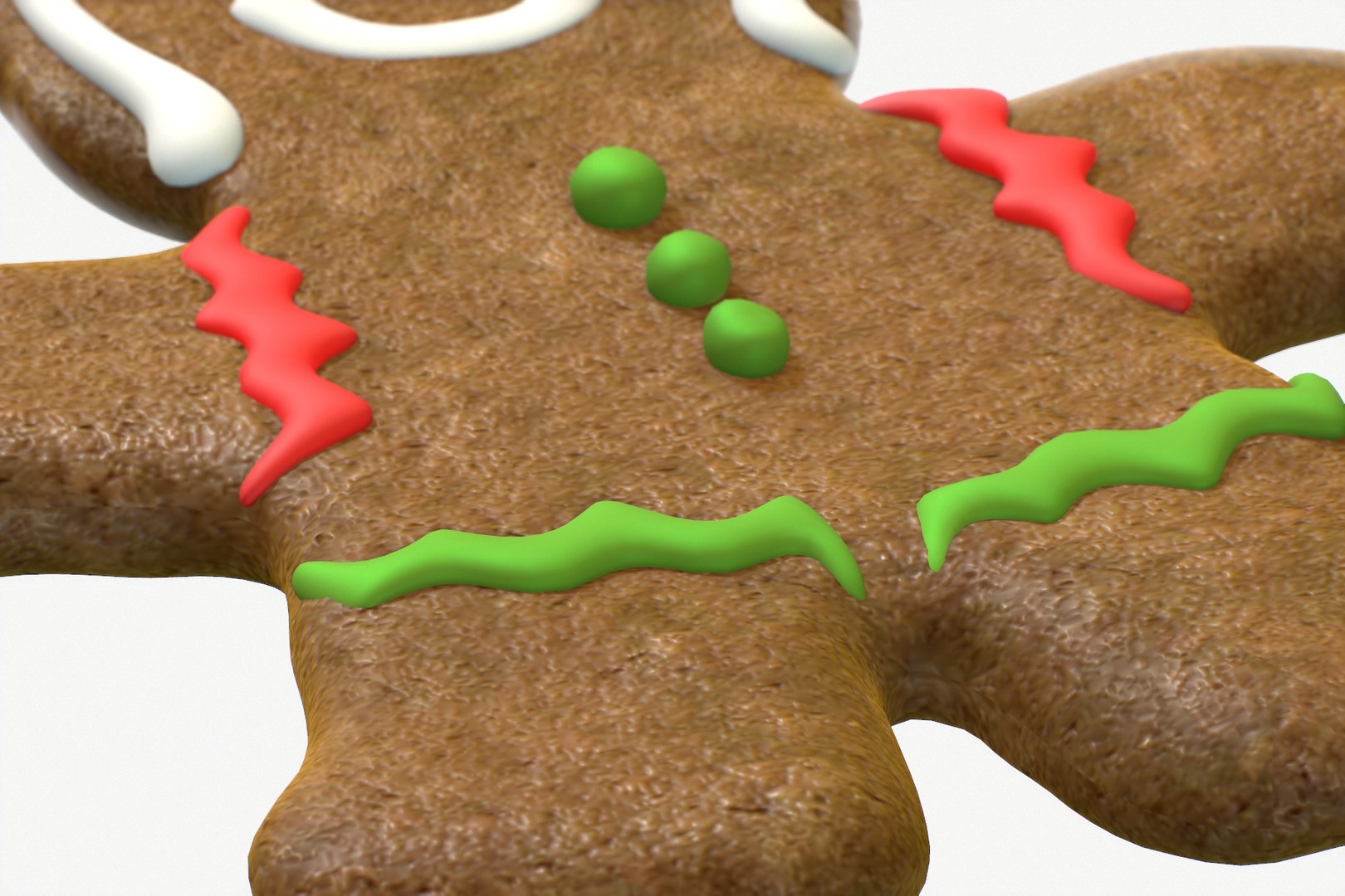 3D gingerbread man ginger - TurboSquid 1364088