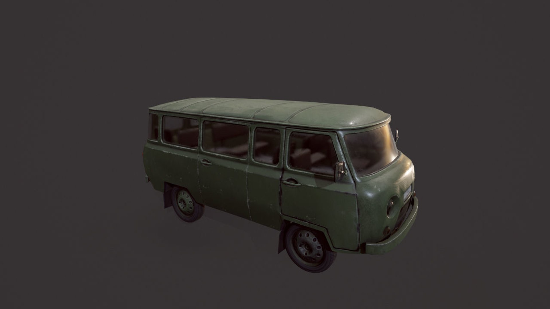 Uaz 452 Old Military 3D Model - TurboSquid 1300896