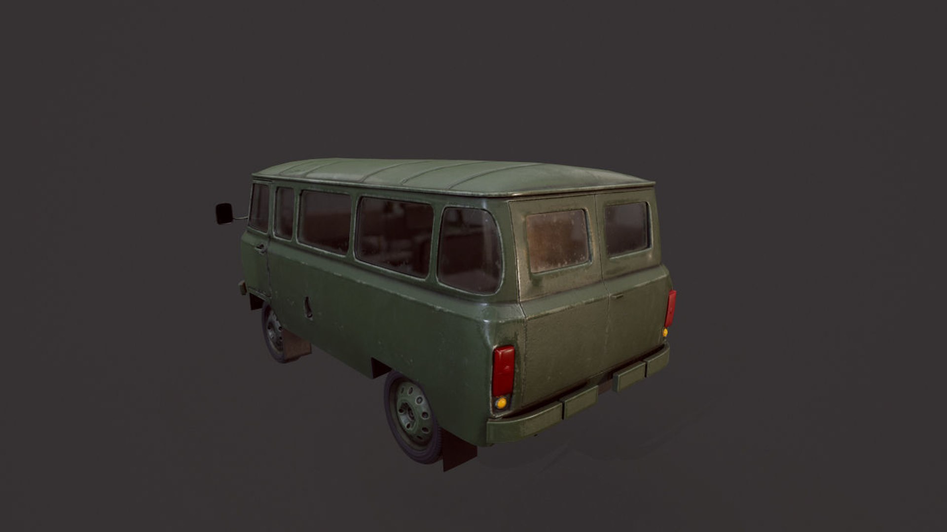 Uaz 452 Old Military 3D Model - TurboSquid 1300896