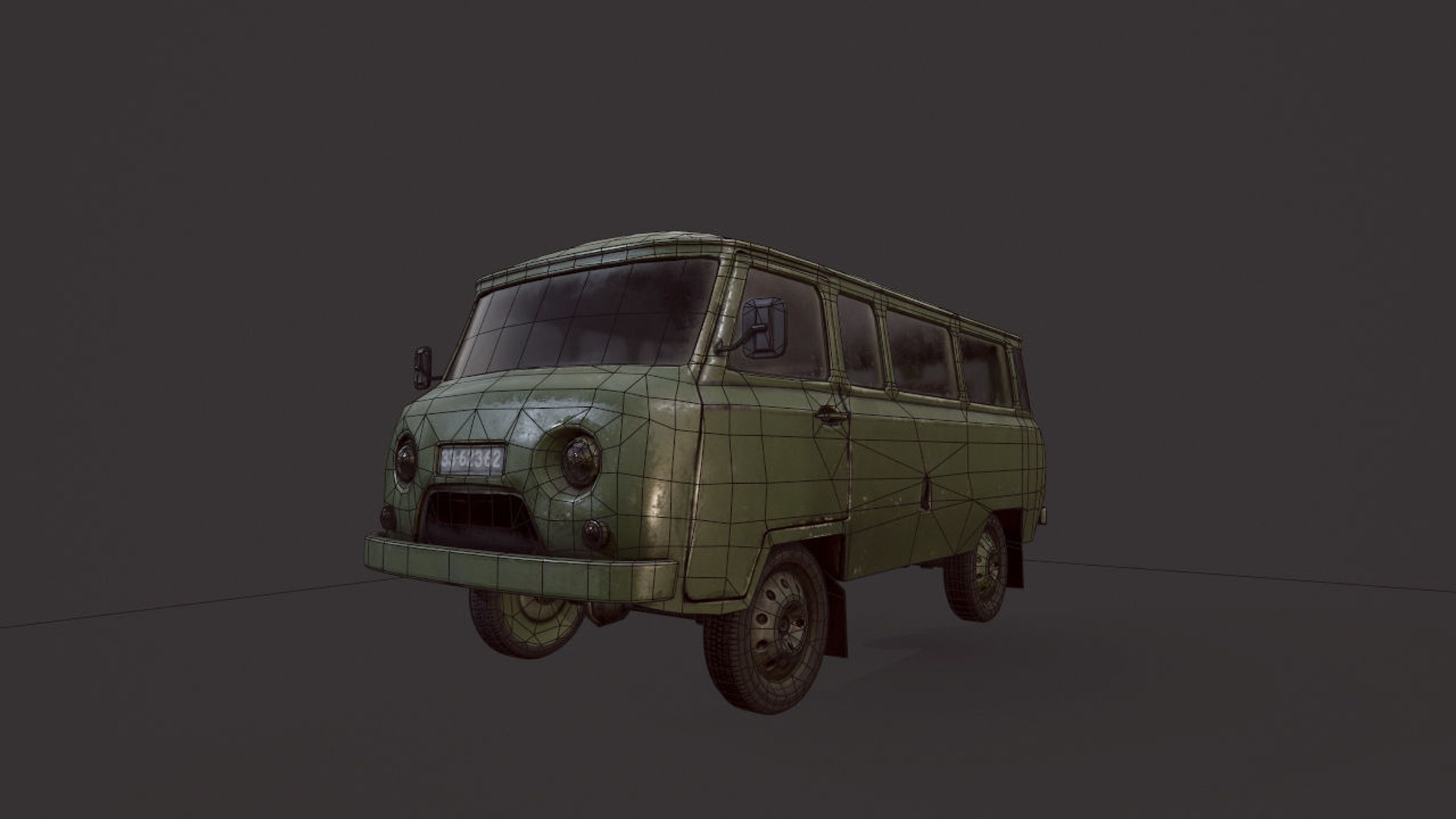 Uaz 452 Old Military 3D Model - TurboSquid 1300896