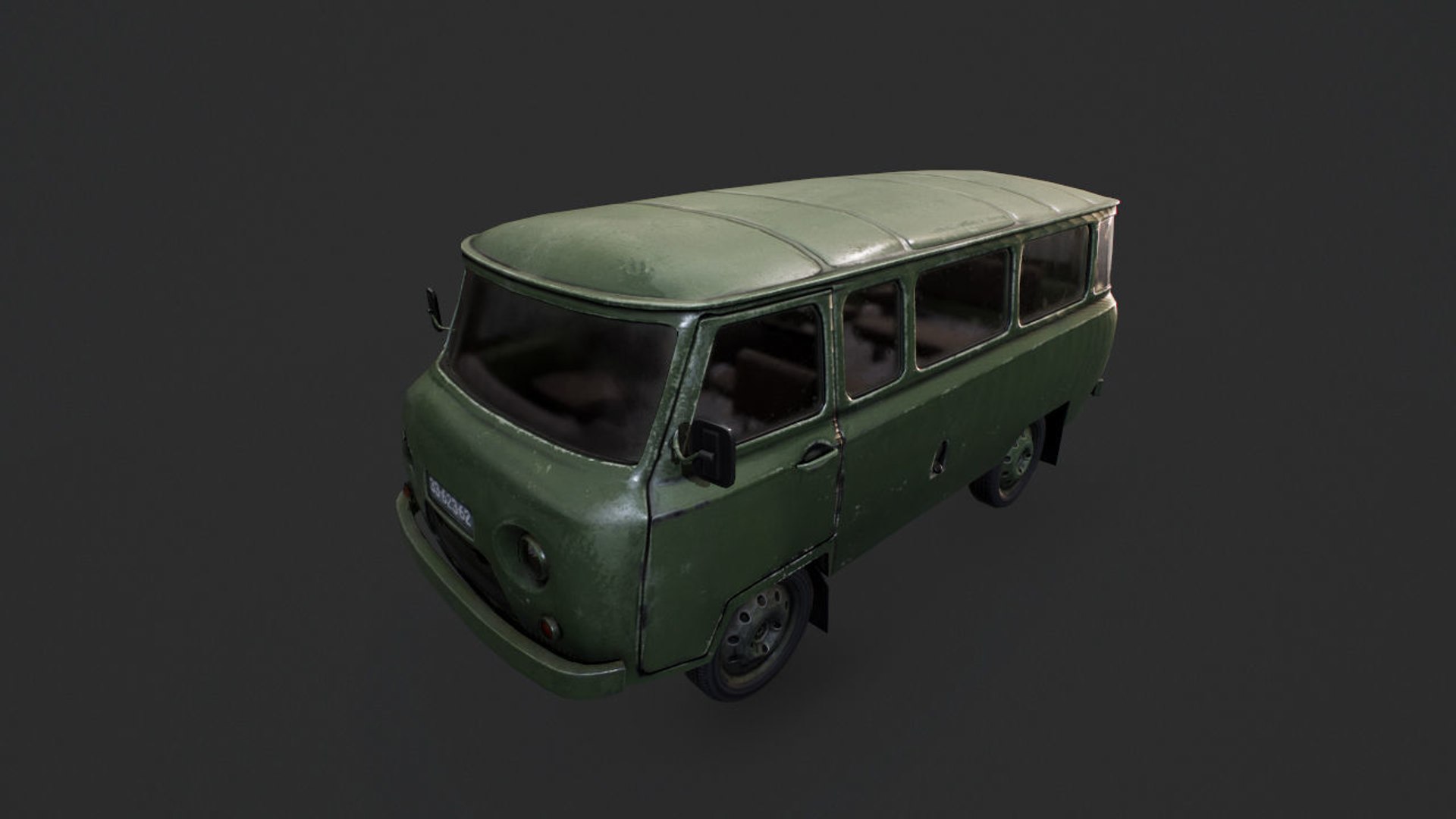Uaz 452 Old Military 3D Model - TurboSquid 1300896