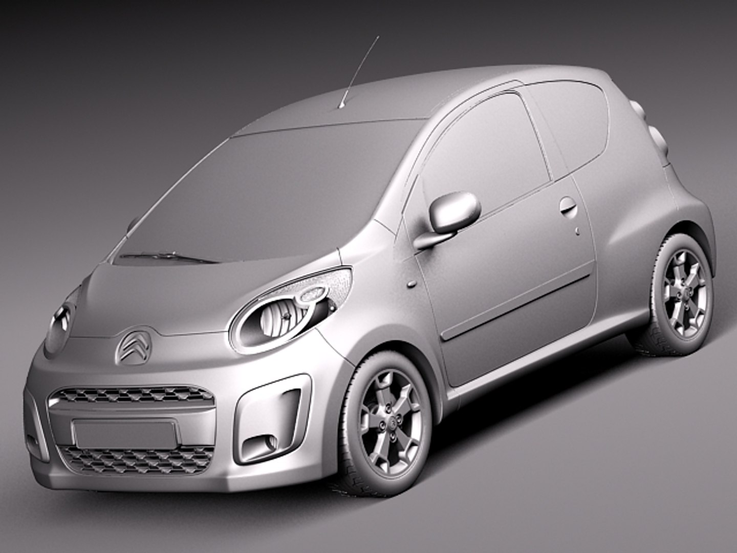 Japan Citroen 3door C1 3d Model