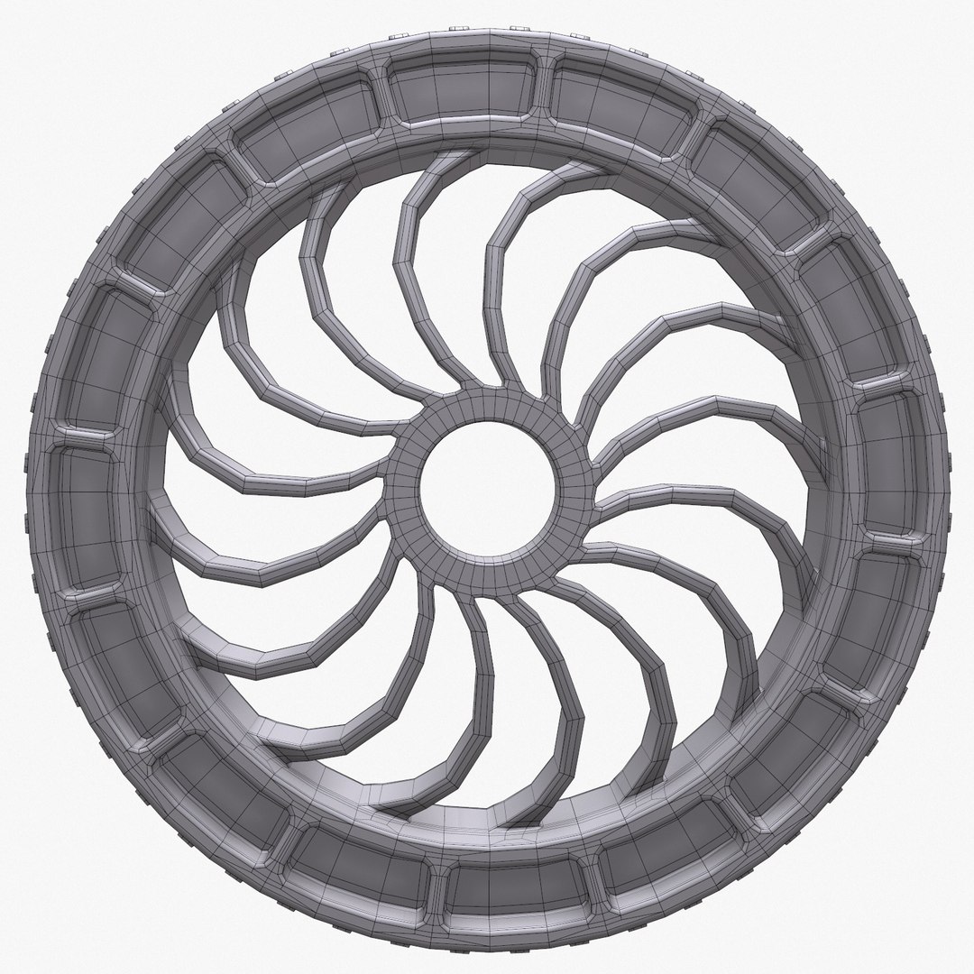 Robot Wheel 3d 3ds