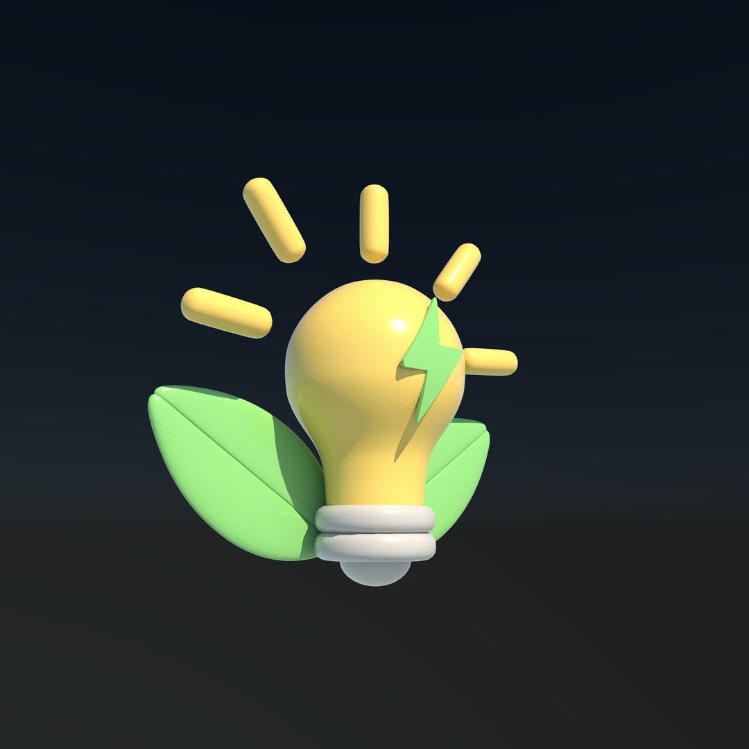 Eco Energy Logo 3D Model 3D Model - TurboSquid 2337860