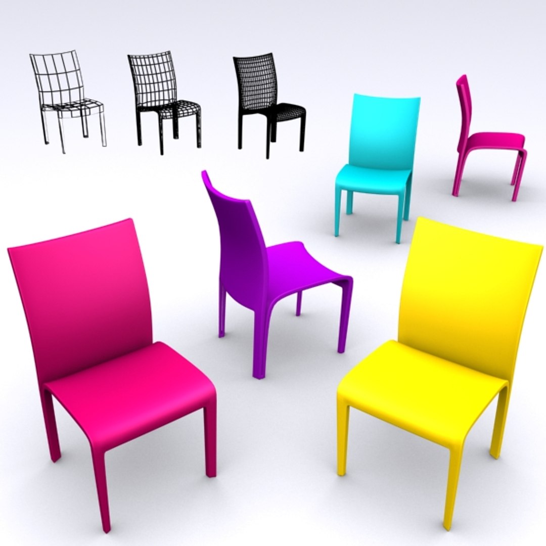 3d Model Of Design Chair