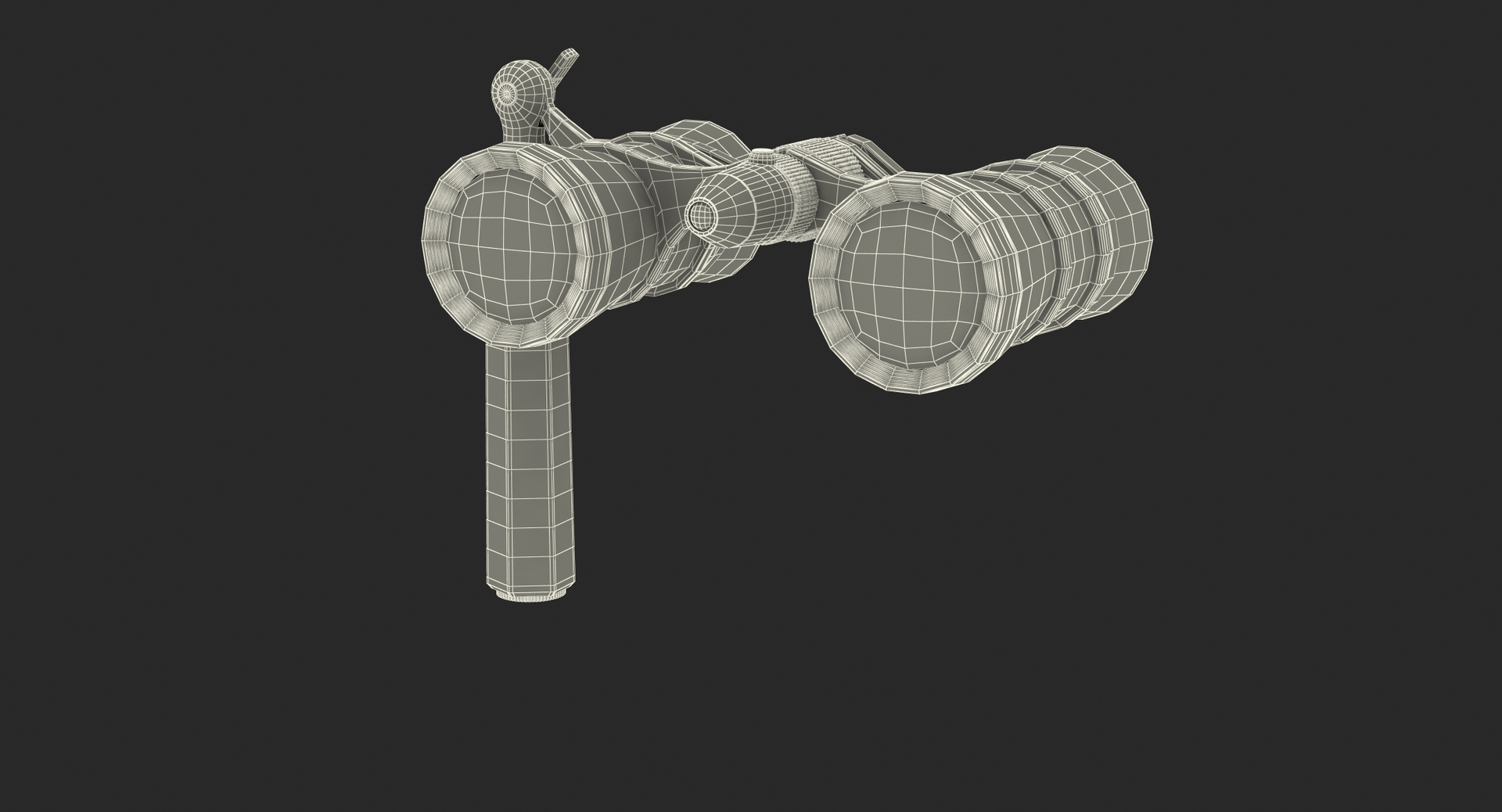 3D Elegant Pink Opera Glasses Model - TurboSquid 1359651