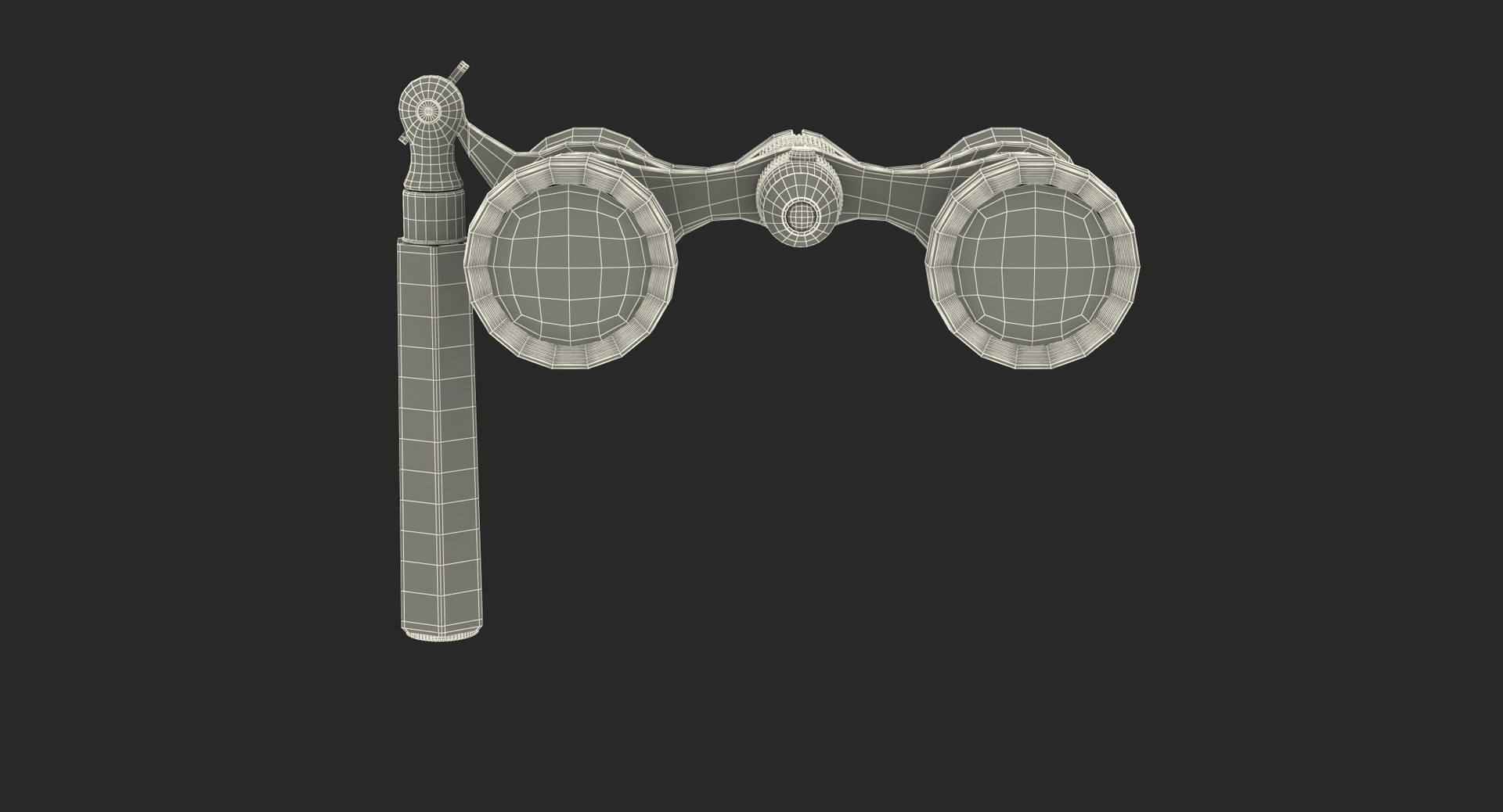 3D Elegant Pink Opera Glasses Model - TurboSquid 1359651