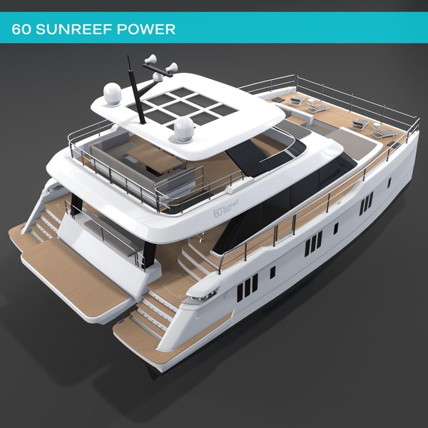 Sunreef 60 Powercat White 3D Catamaran Modelo 3D - TurboSquid 2048131