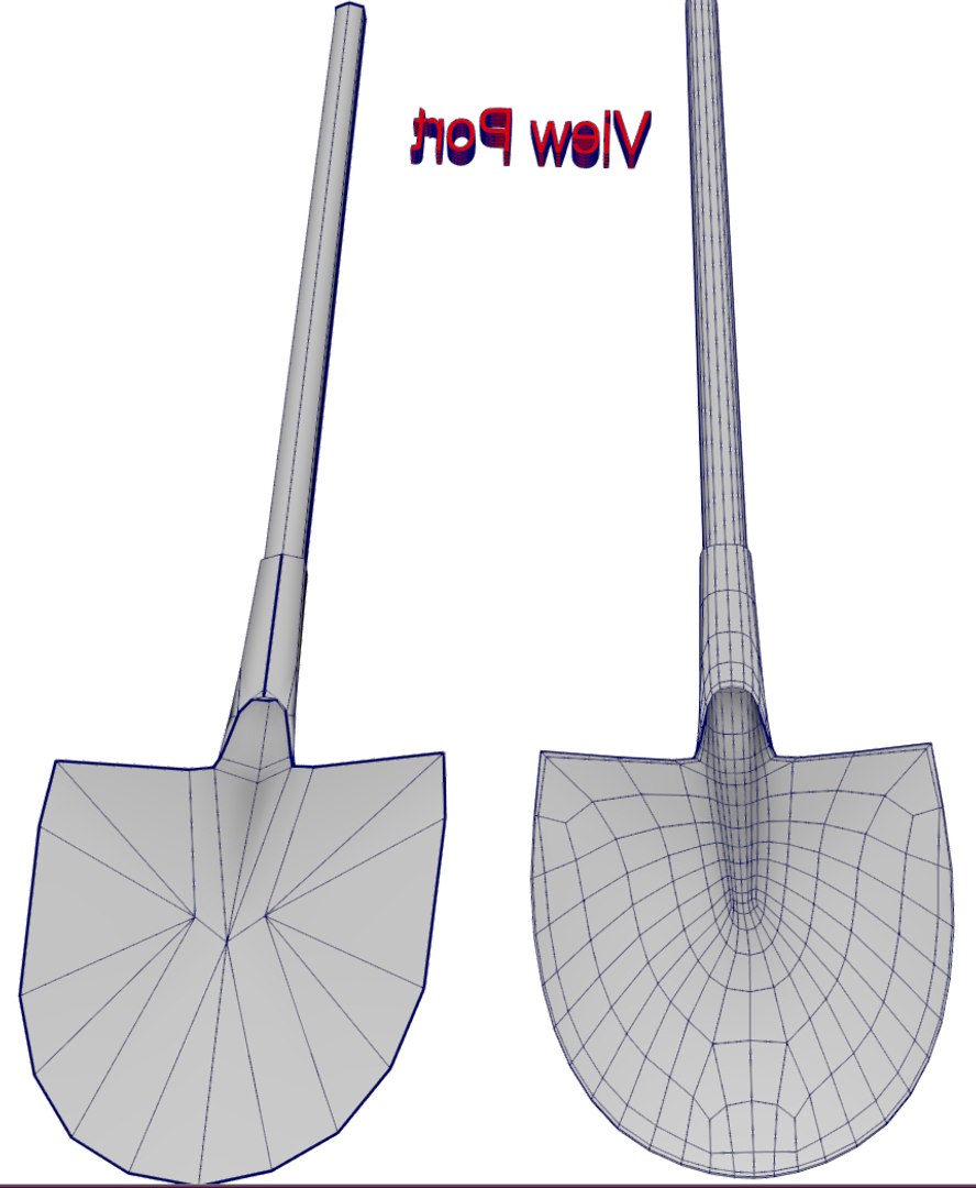 Fbx Shovel Spade Tools