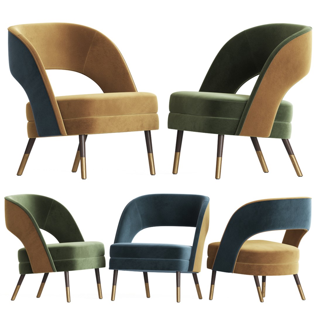 3D Ava Lounge Chair Mambo - TurboSquid 1547791