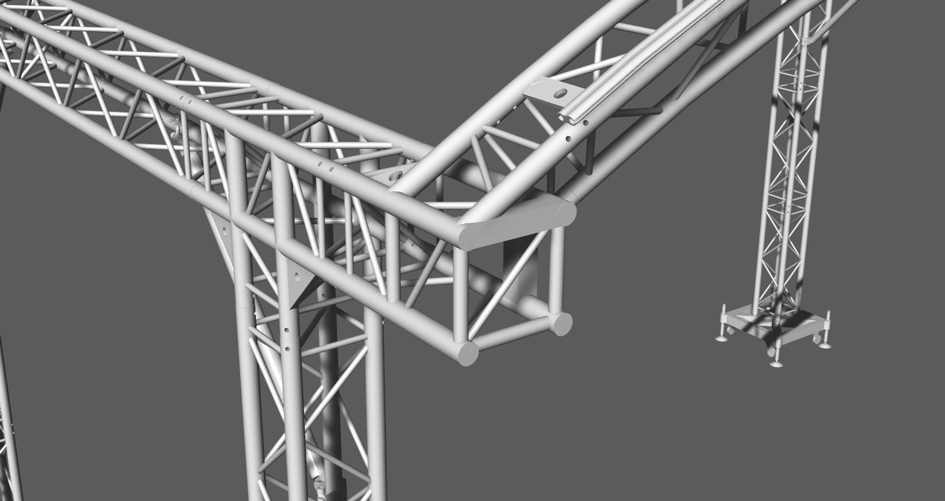 Prolyte Arc Roof 6x4m 3D Model - TurboSquid 1336439