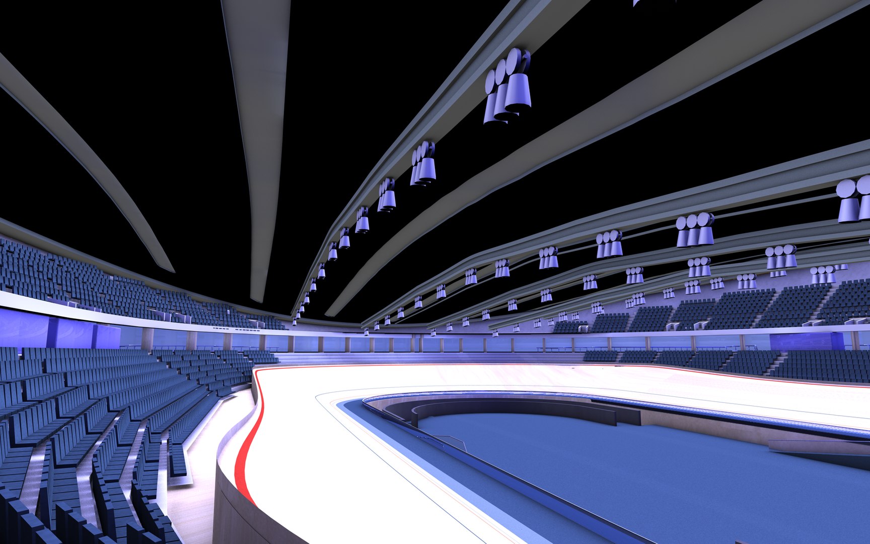3D Velodrome Cycling Arena London Model - TurboSquid 1653586