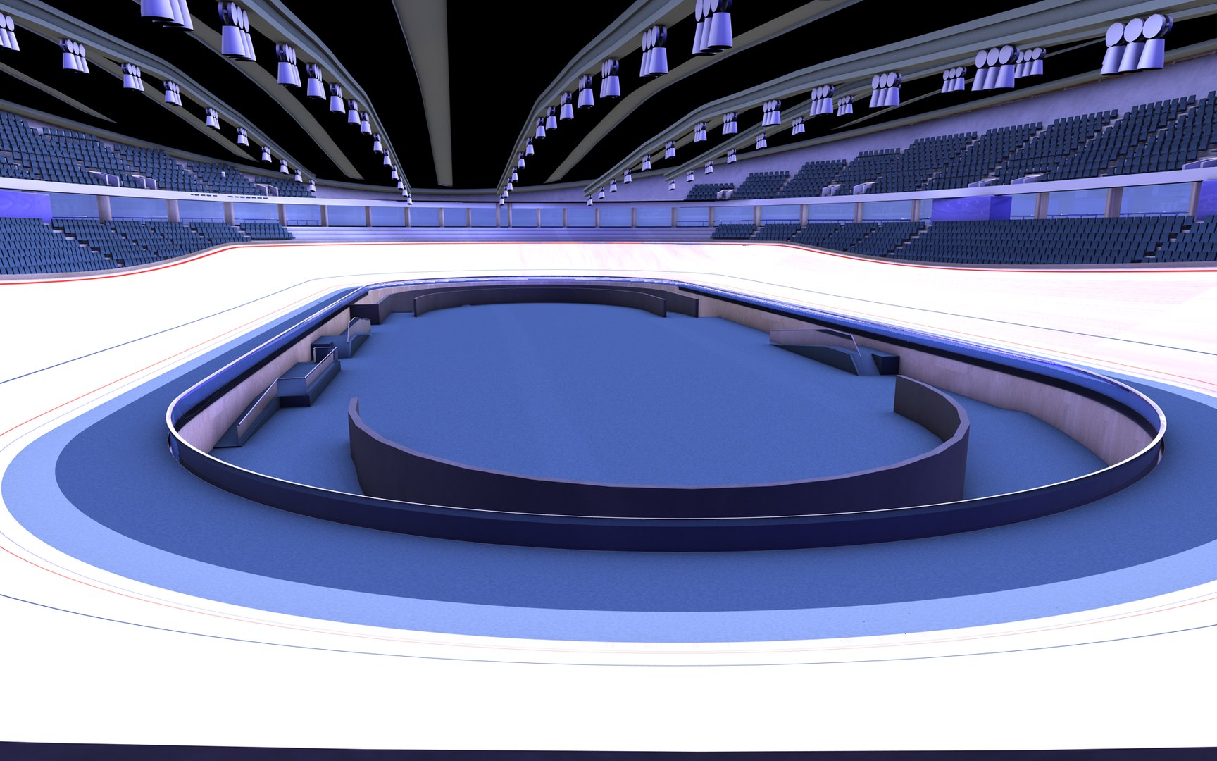 3D Velodrome Cycling Arena London Model - TurboSquid 1653586
