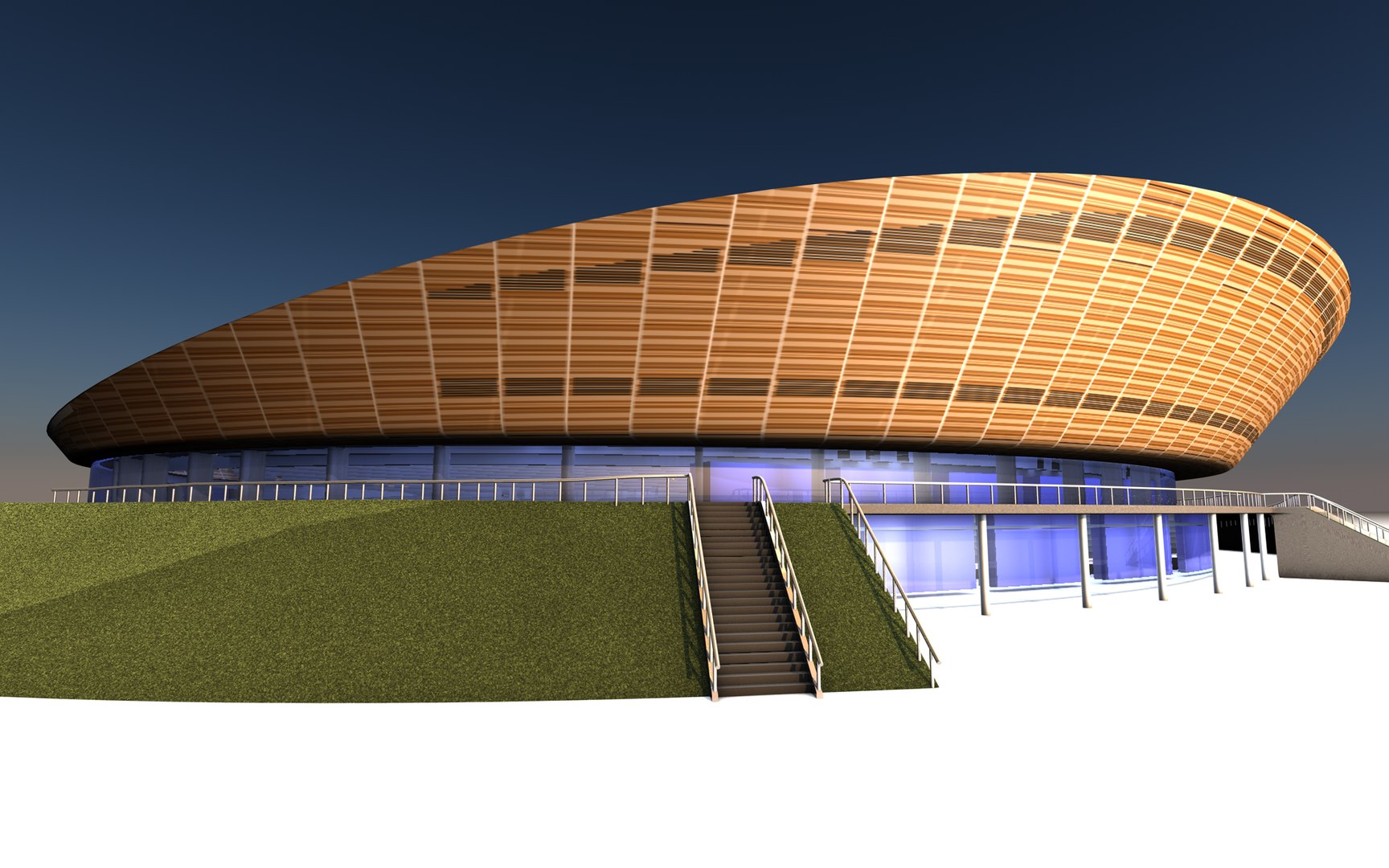 3D Velodrome Cycling Arena London Model - TurboSquid 1653586