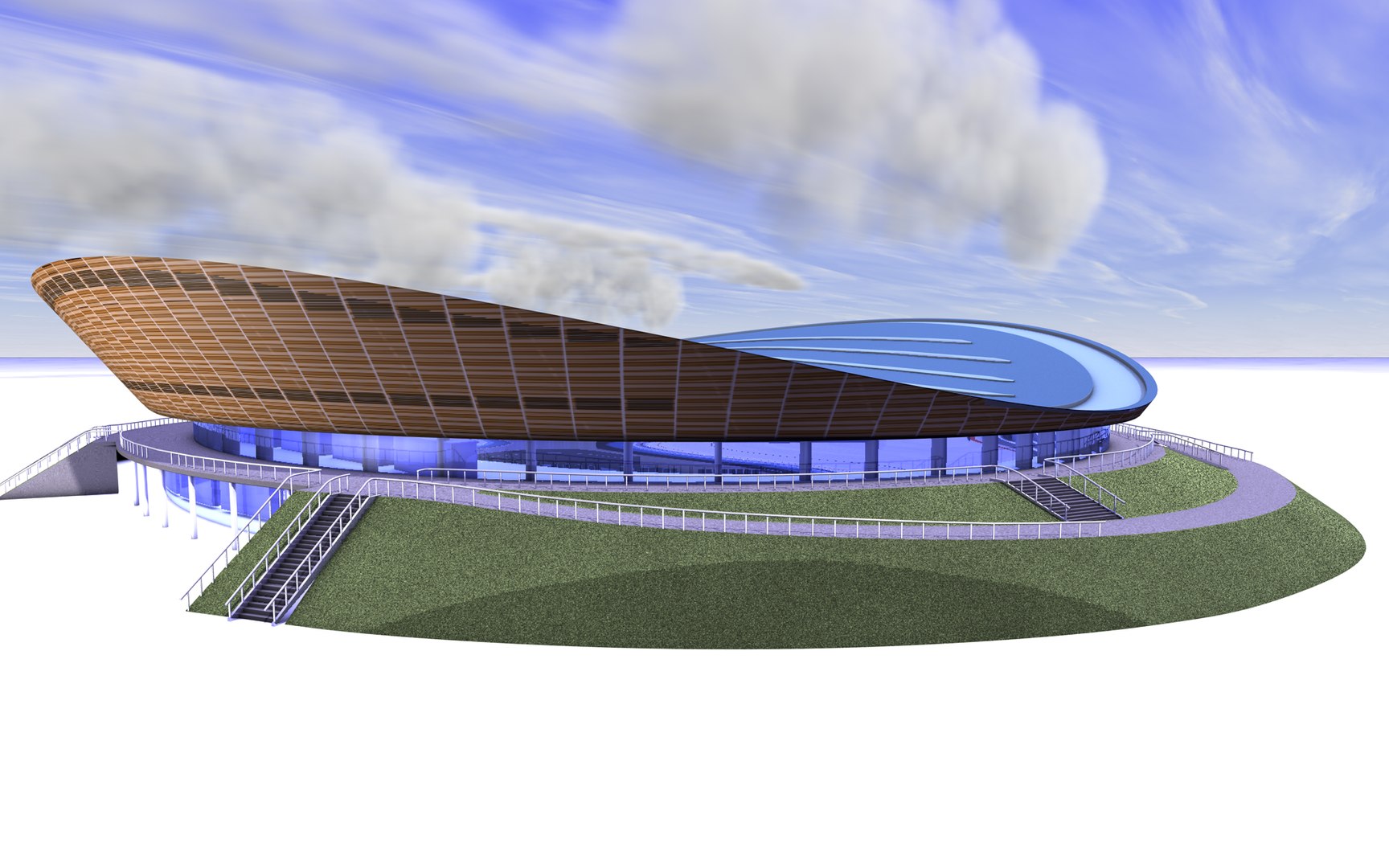 3D Velodrome Cycling Arena London Model - TurboSquid 1653586
