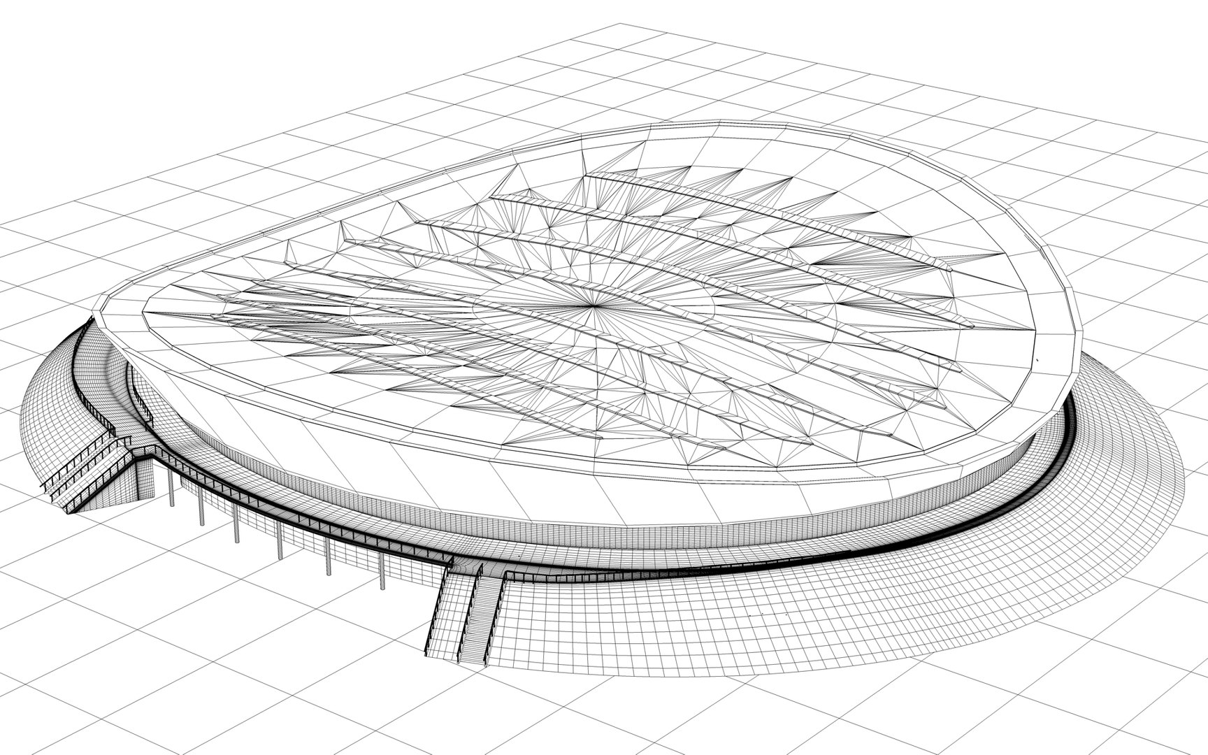 3D Velodrome Cycling Arena London Model - TurboSquid 1653586