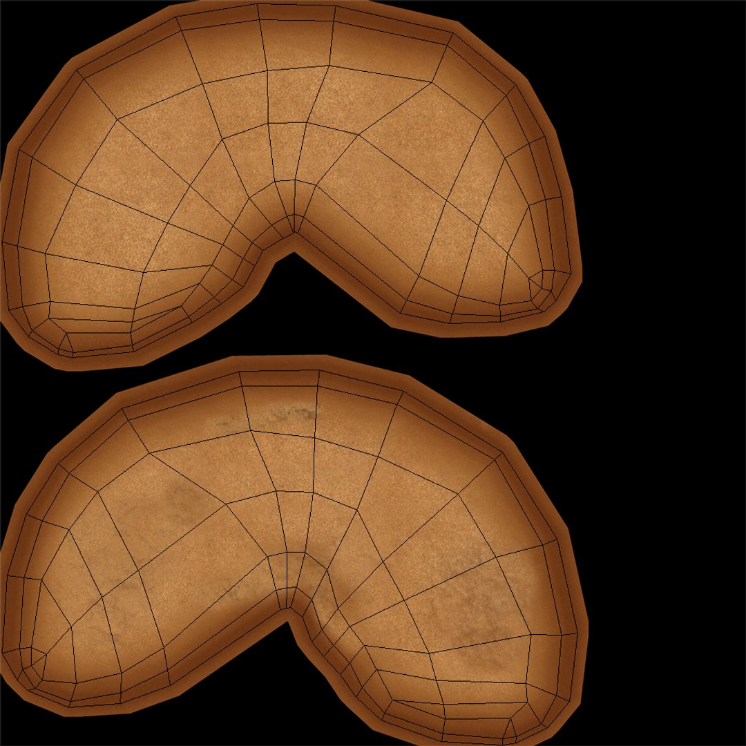 3d Fortune Cookie Model