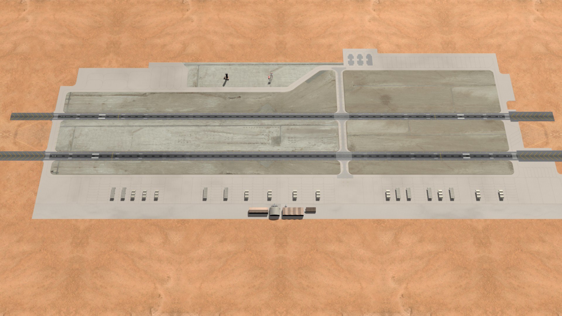 Military Air Base 3D Model - TurboSquid 1439004
