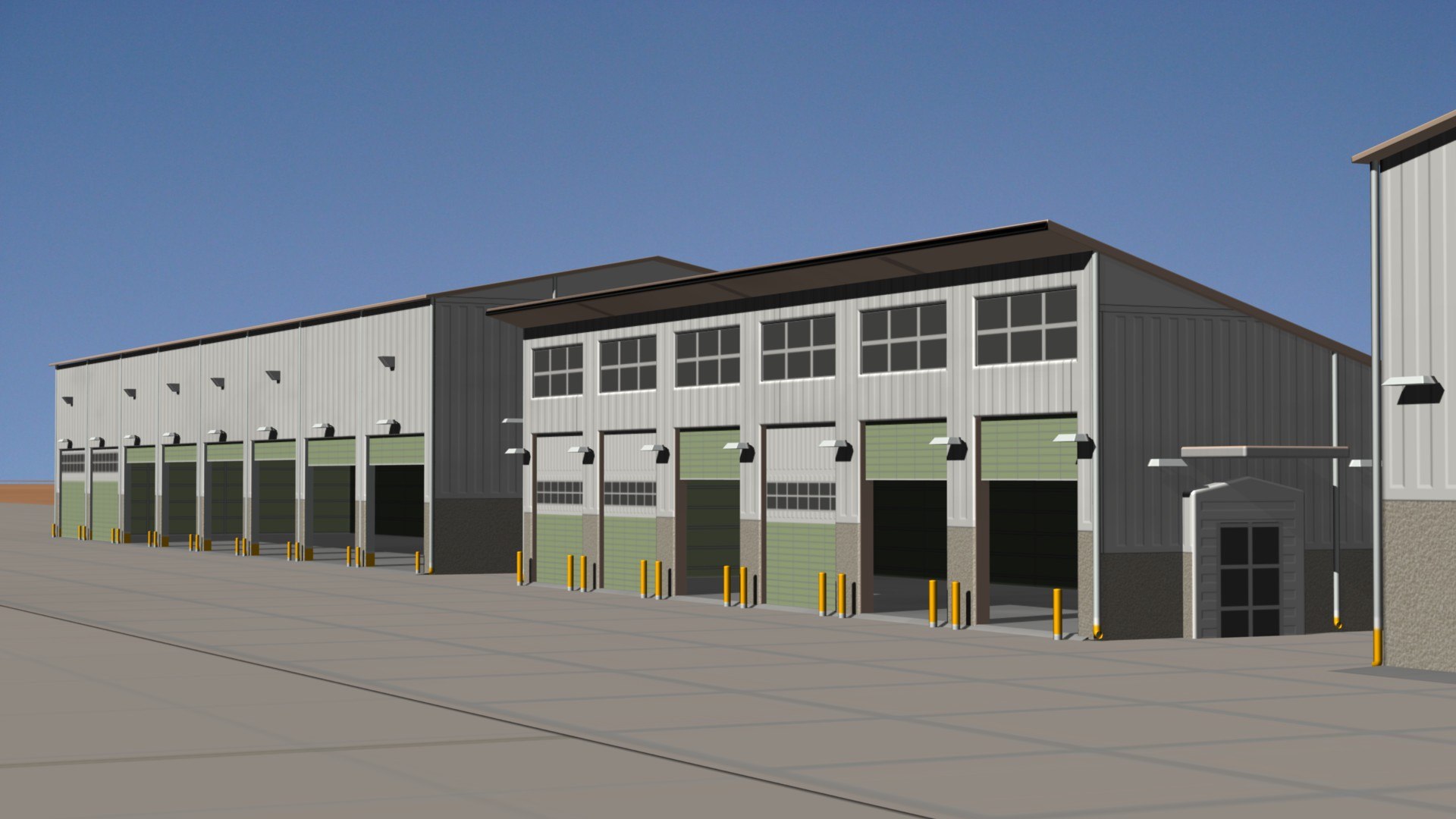 Military Air Base 3D Model - TurboSquid 1439004