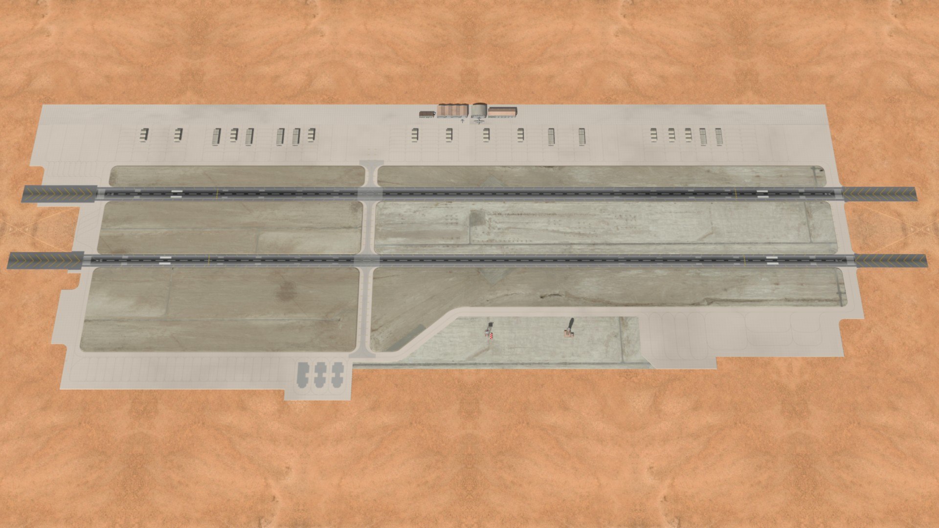 Military Air Base 3D Model - TurboSquid 1439004