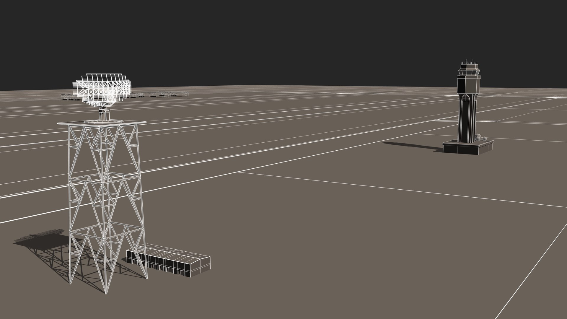 Military Air Base 3D Model - TurboSquid 1439004