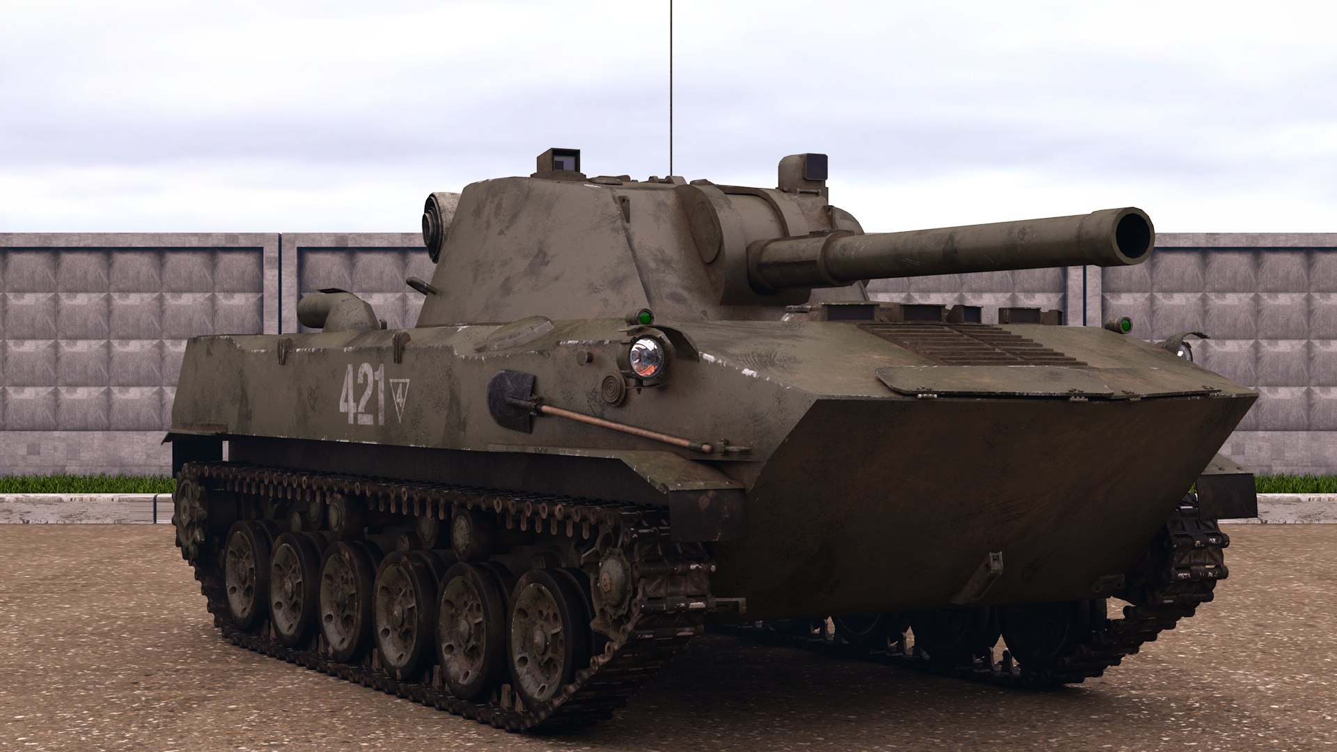 3D Model Russian Artillery 2s9 - TurboSquid 1497985