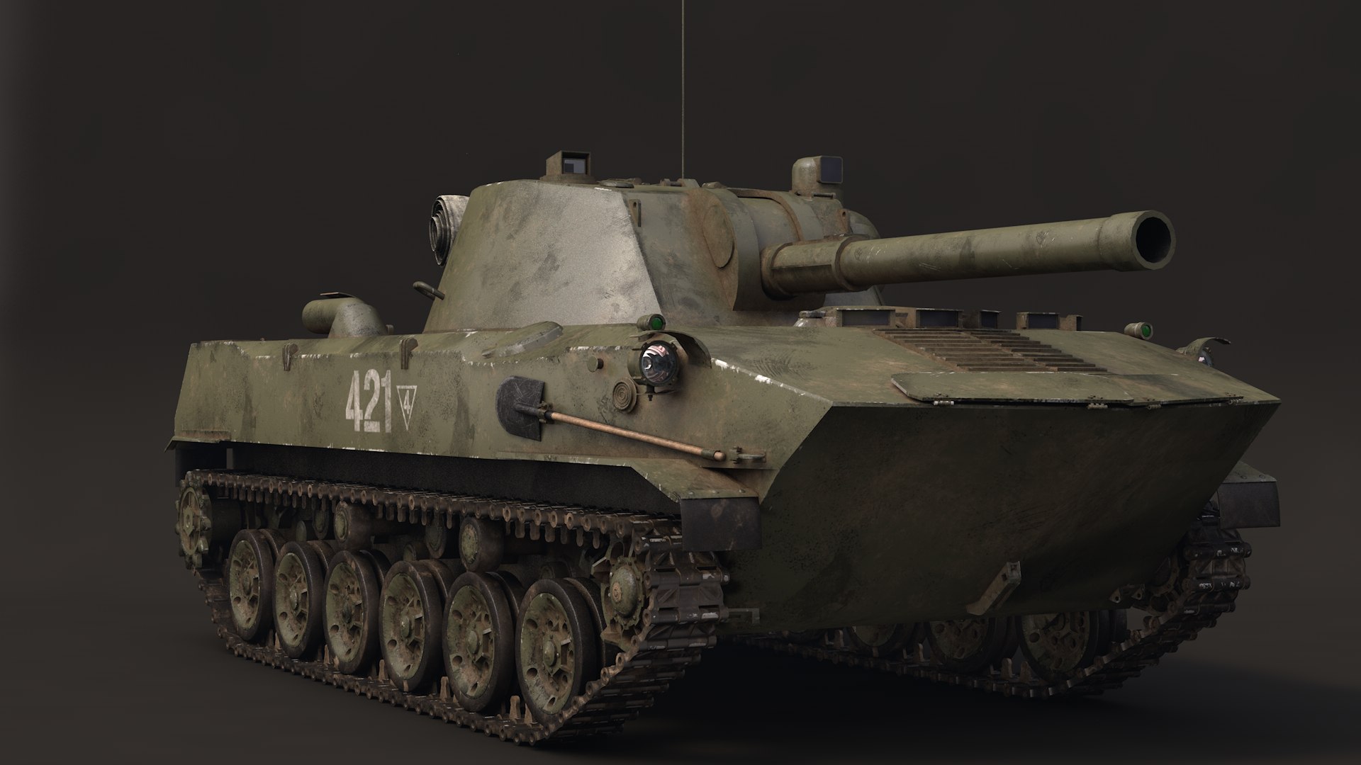 3D Model Russian Artillery 2s9 - TurboSquid 1497985