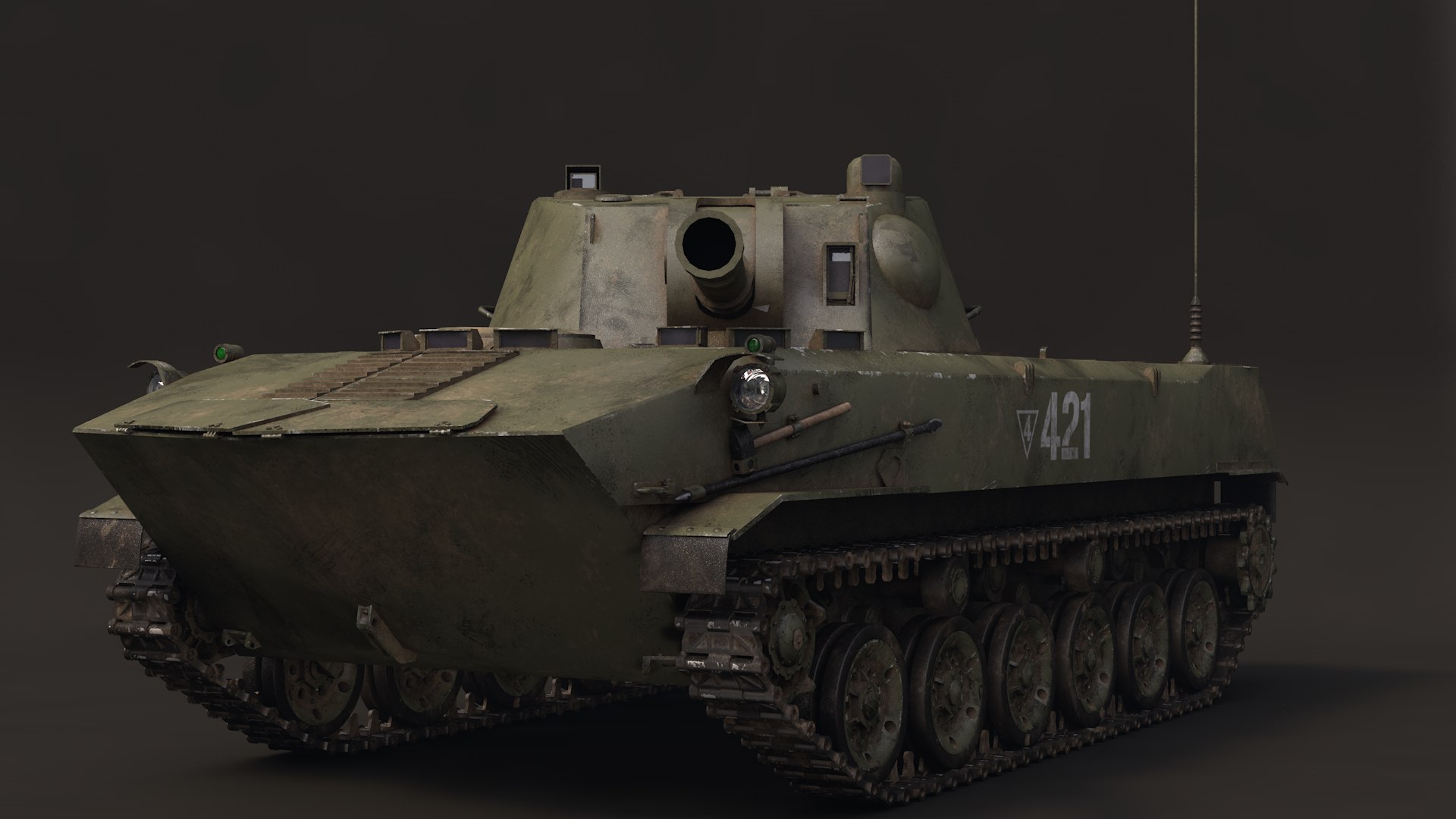 3D Model Russian Artillery 2s9 - TurboSquid 1497985