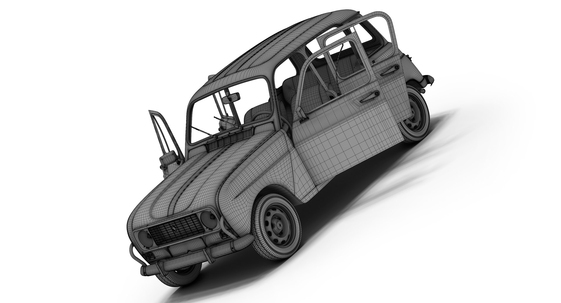 Renault 4 3D - TurboSquid 1581584