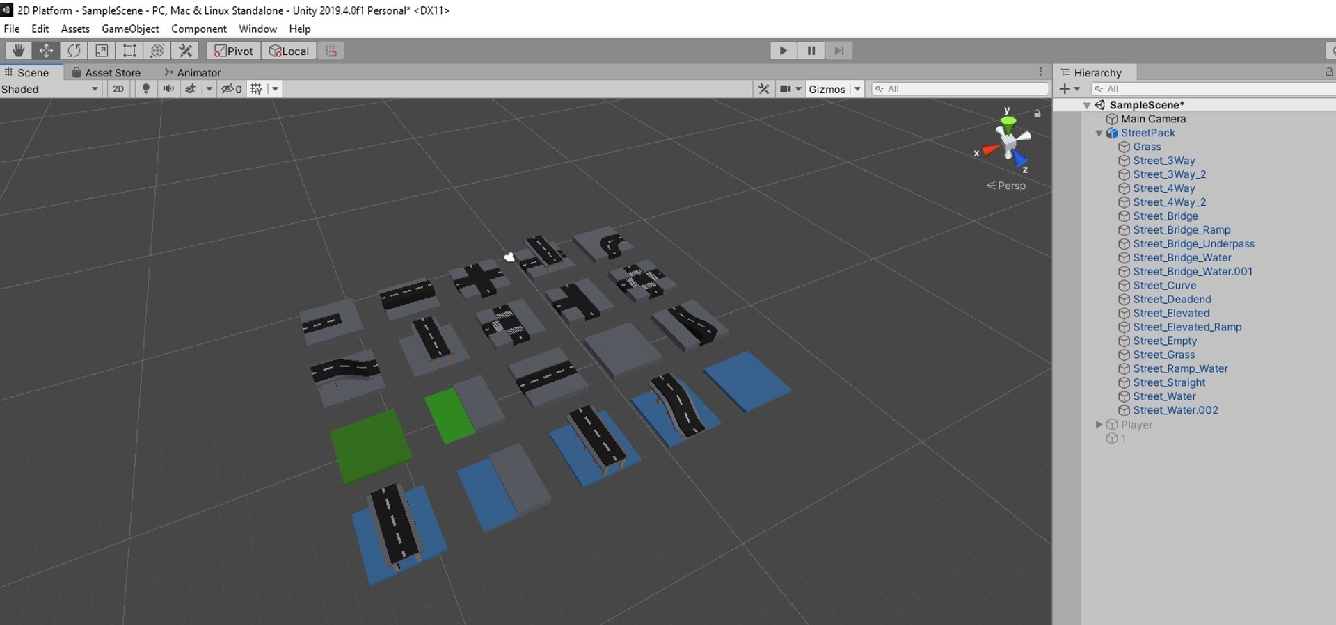 3D Street Road - TurboSquid 1596990