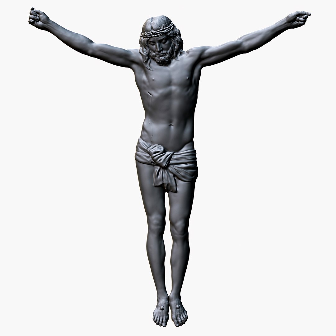 Statue And Relief Crucifixion Pack PJesus Christ Statue Sculptures ...