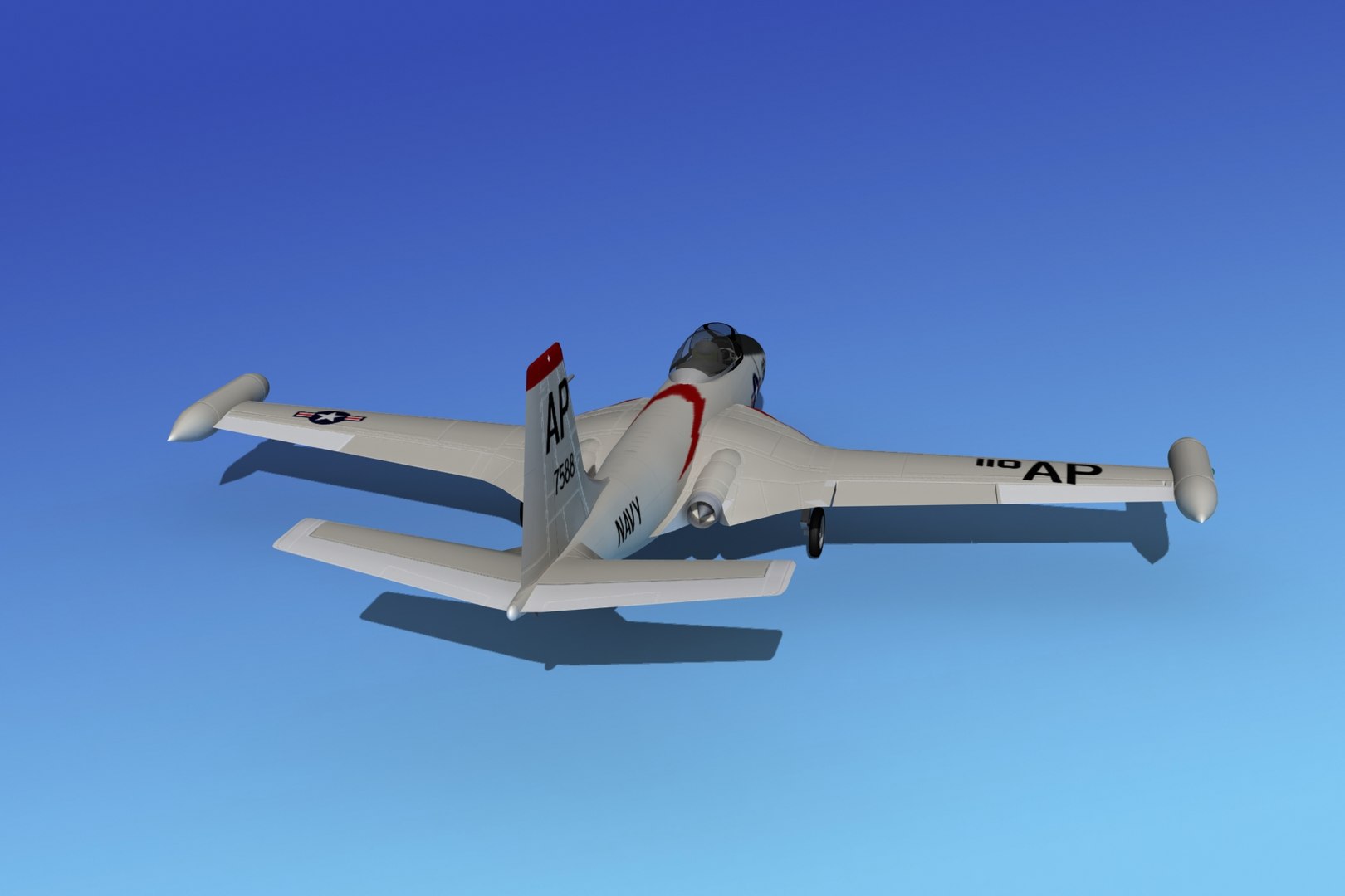 Lwo Cockpit F2h Banshee Jet Fighter