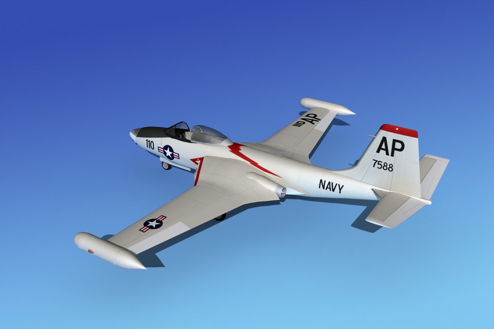 Lwo Cockpit F2h Banshee Jet Fighter