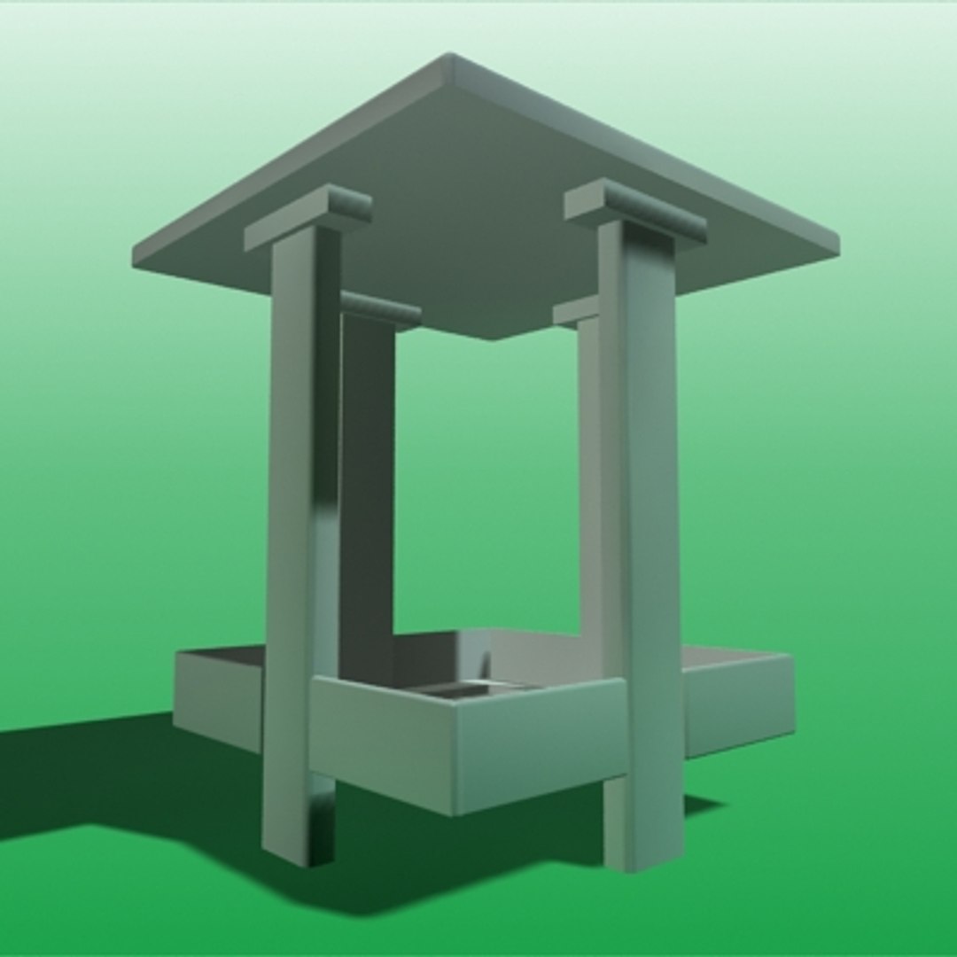 free lo table 3d model