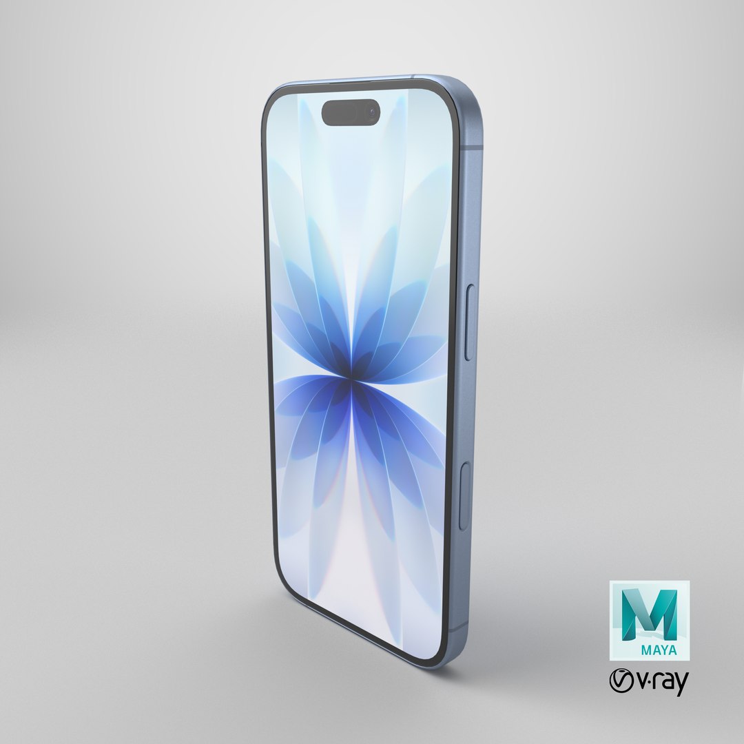 3D Apple IPhone 17 Mist Blue Model - TurboSquid 2467219