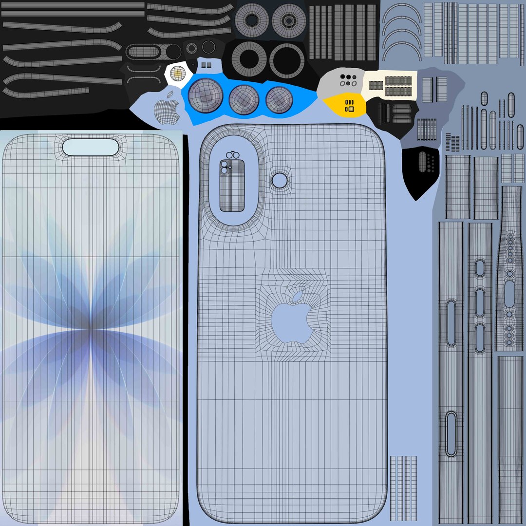3D Apple IPhone 17 Mist Blue Model - TurboSquid 2467219