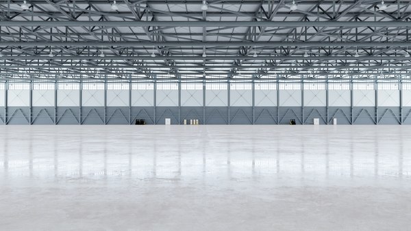 Interior hangar 3D model - TurboSquid 1686818
