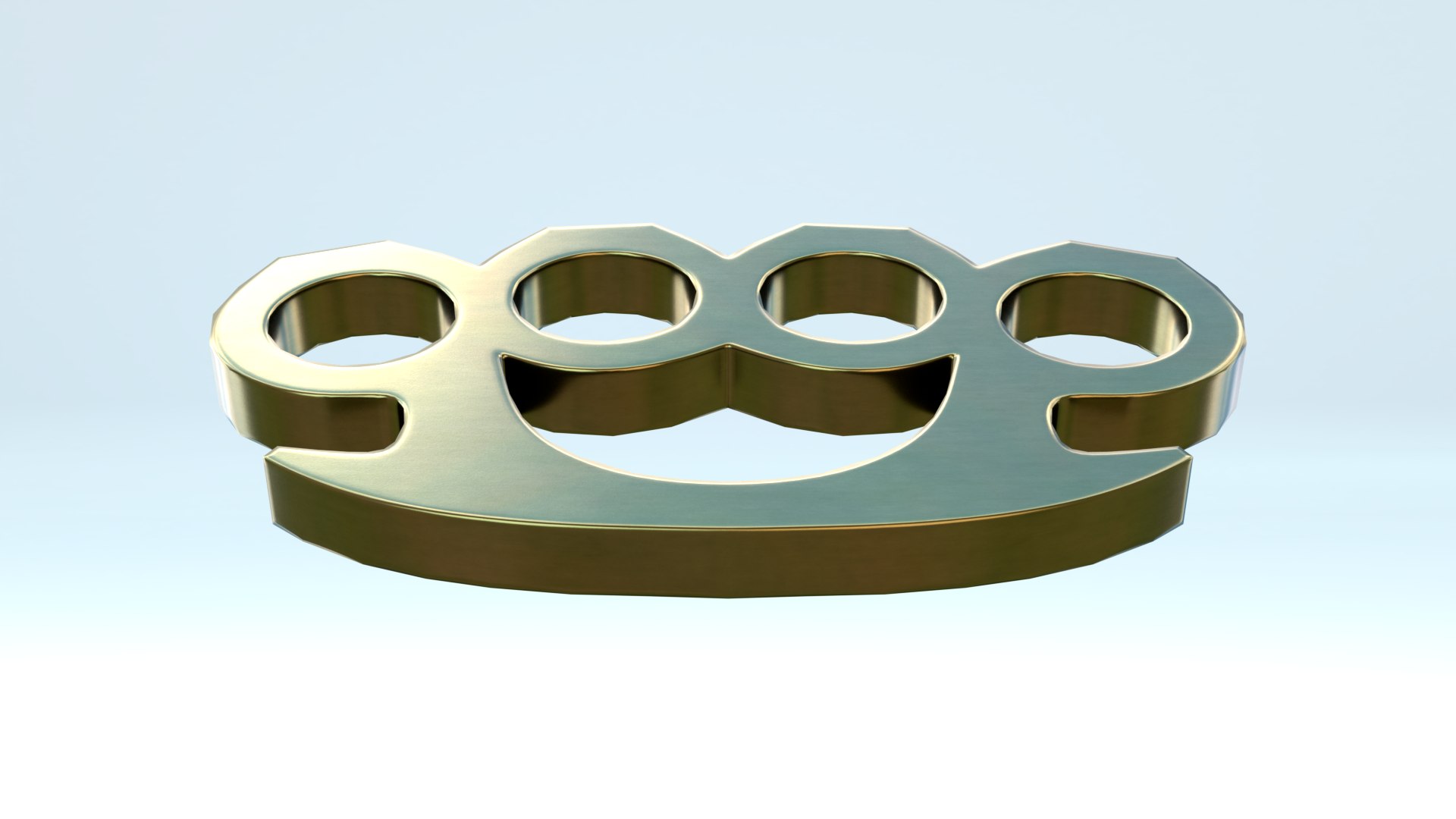 Brass knuckles model - TurboSquid 1194778