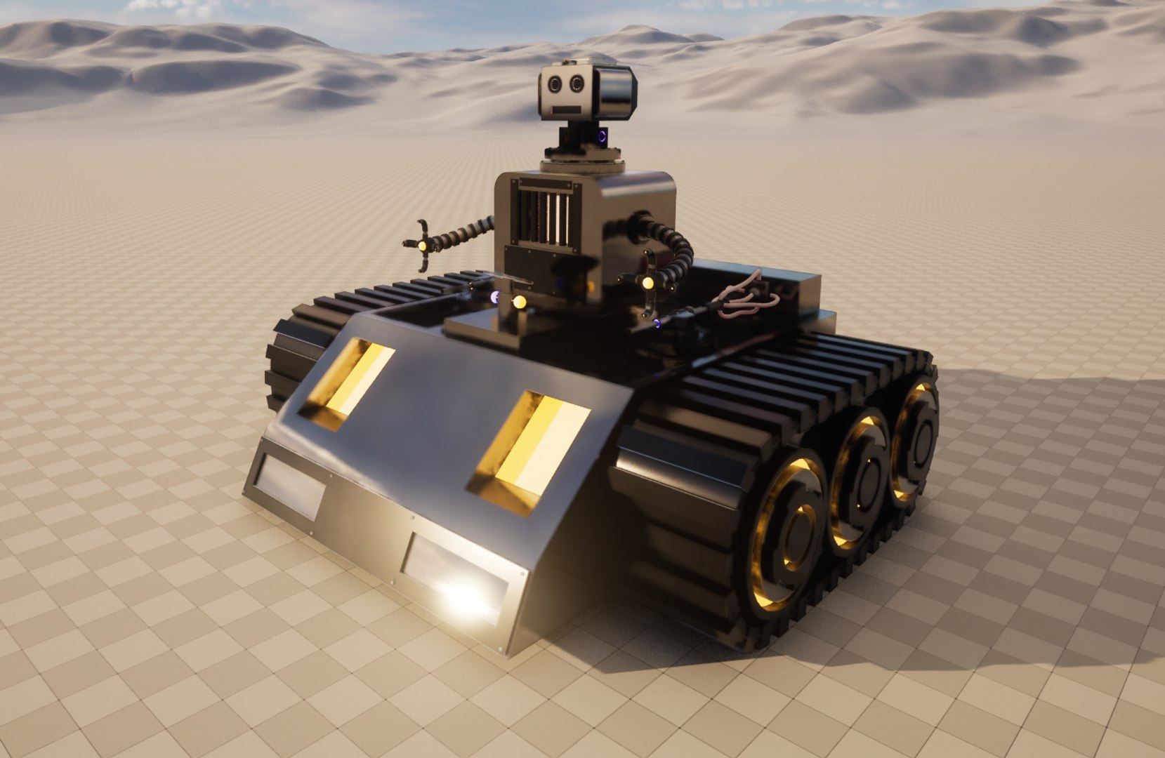 BLENDER Robot Character FBX UE5 3D Model - TurboSquid 2010087