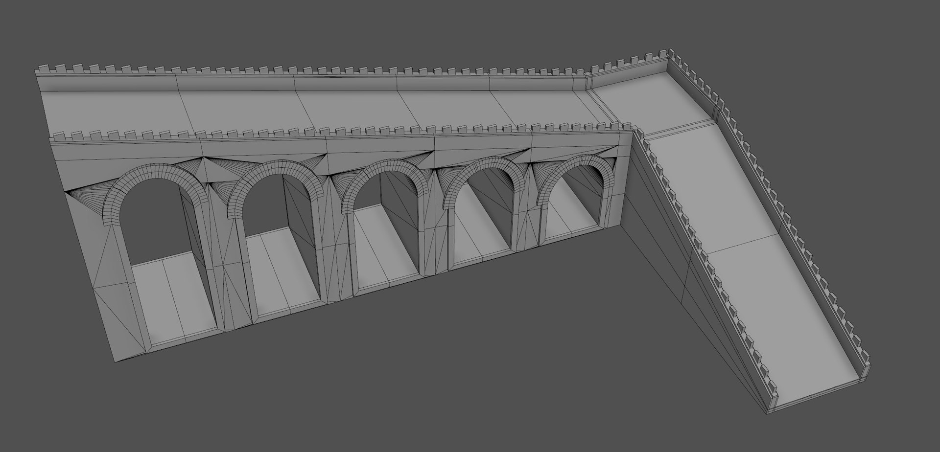 Free Ancient Structure Arch Stairs Model - TurboSquid 2338514