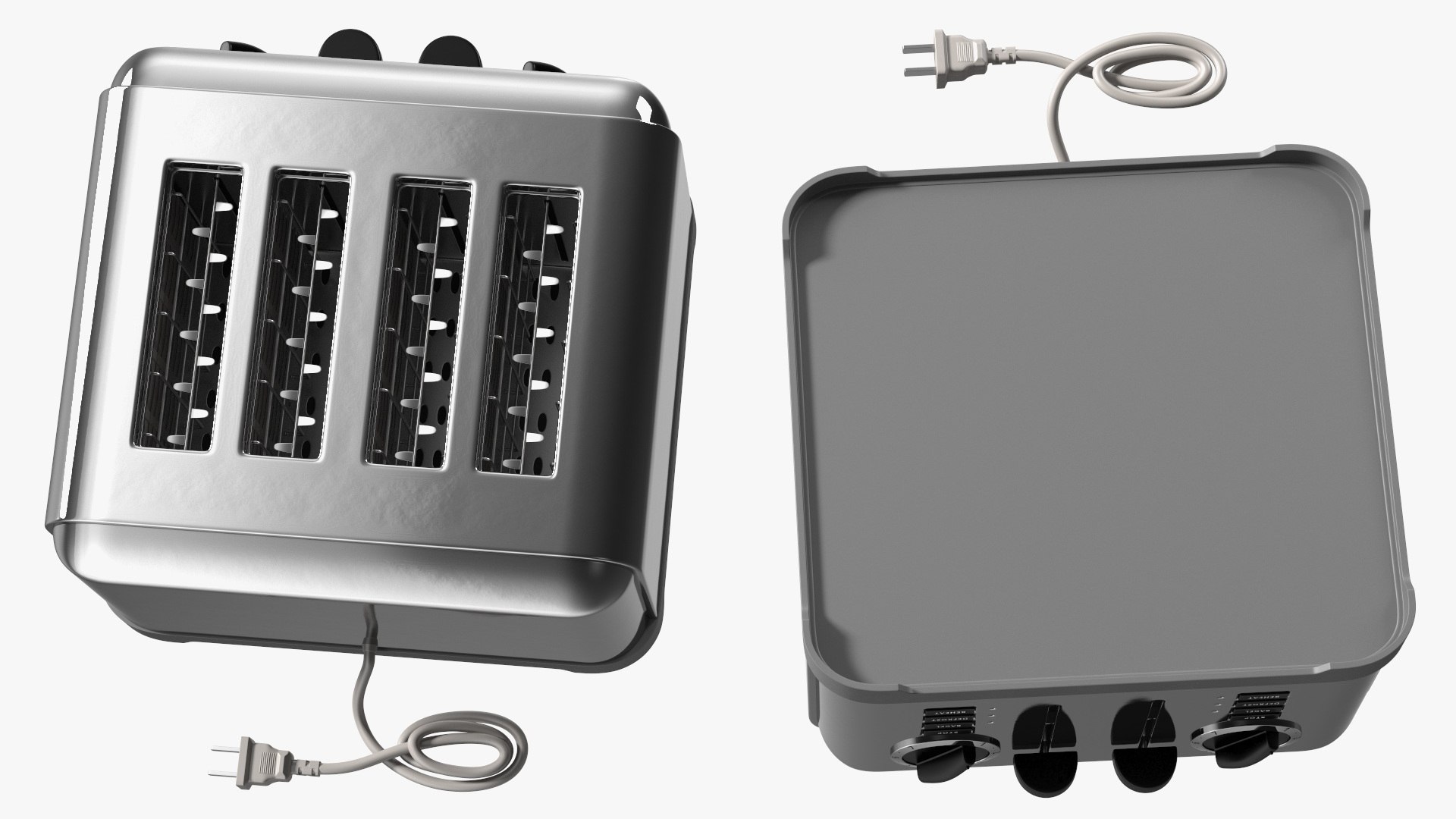 Toaster 4 Slice 3D model - TurboSquid 2031276