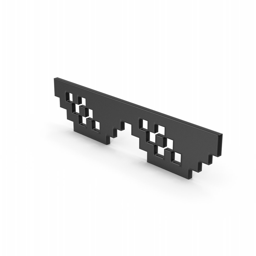 3d Meme Glasses Turbosquid 2191632