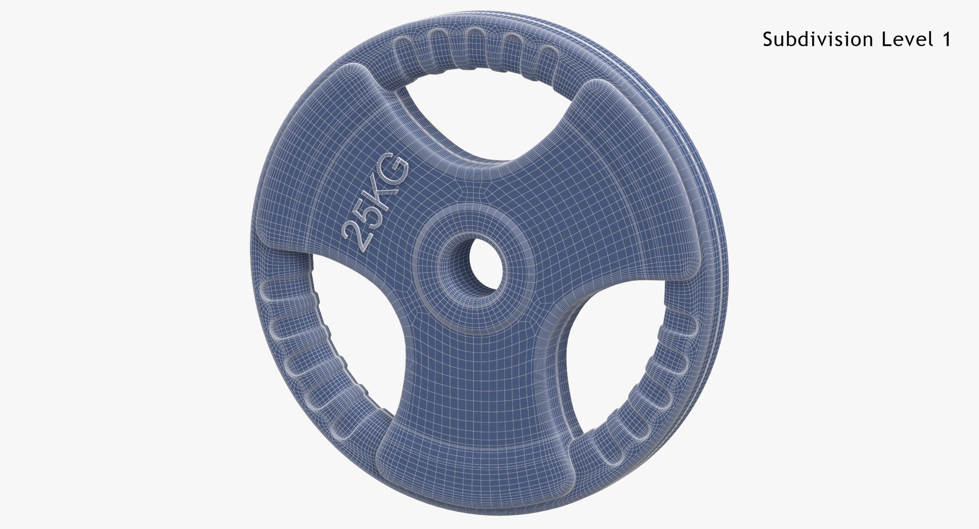 Weight Plate 25 Kg 3D Model - TurboSquid 1689757