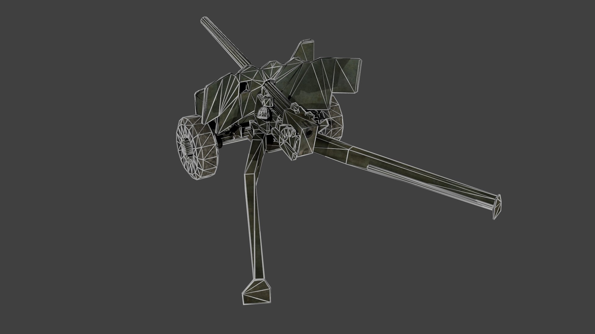 3D British Ordnance Qf 6 Model - TurboSquid 1302003