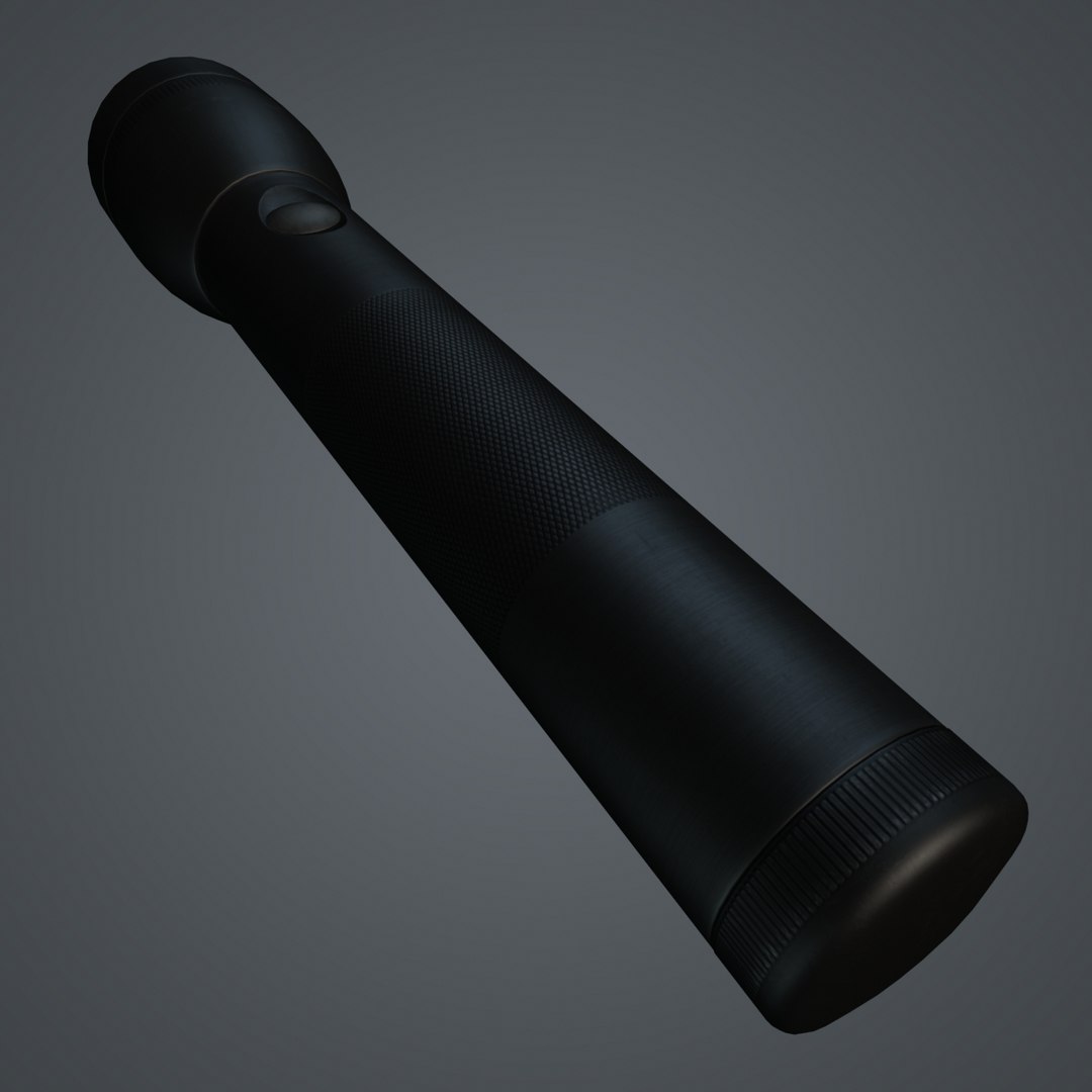 Maglite Flashlight 3d Model