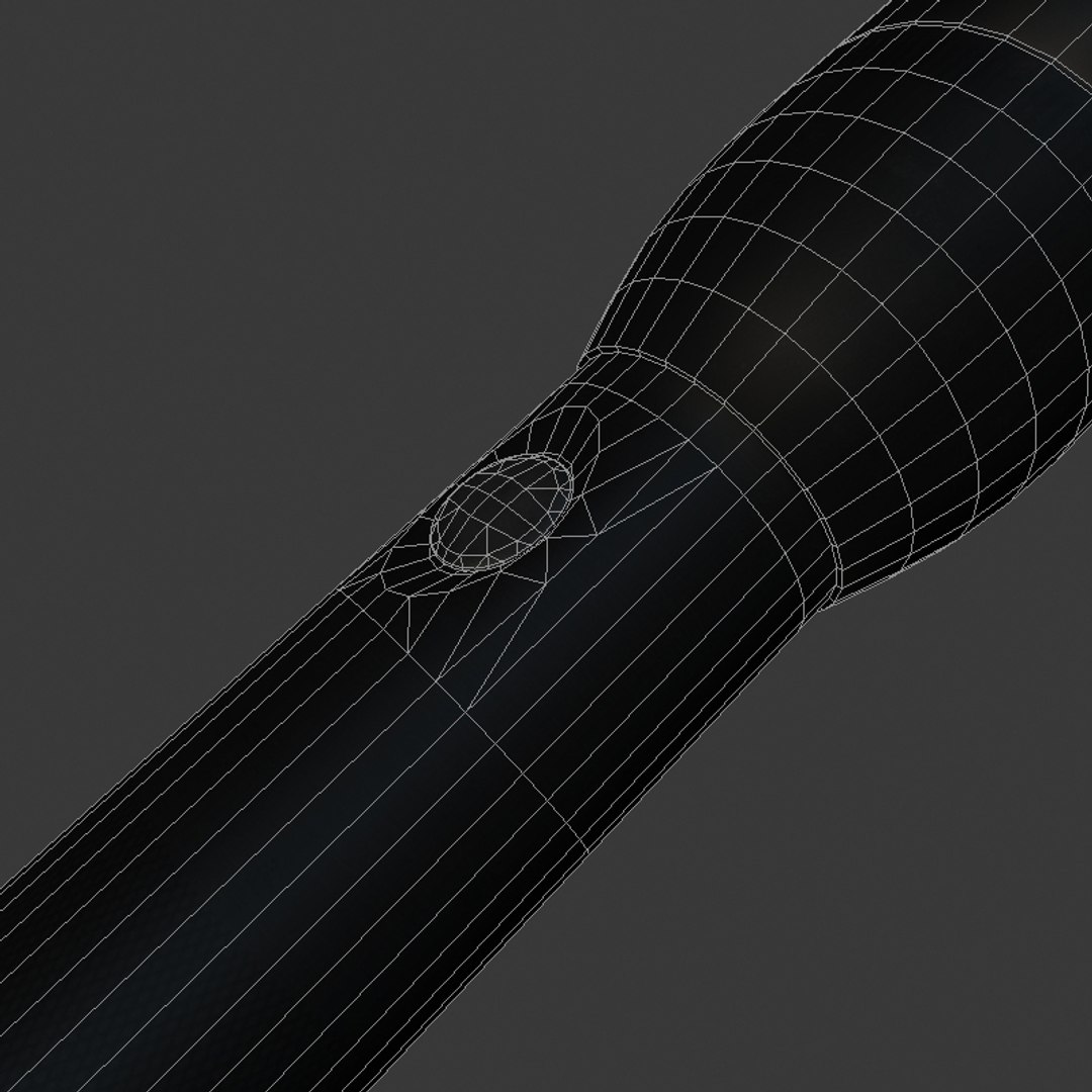 Maglite Flashlight 3d Model