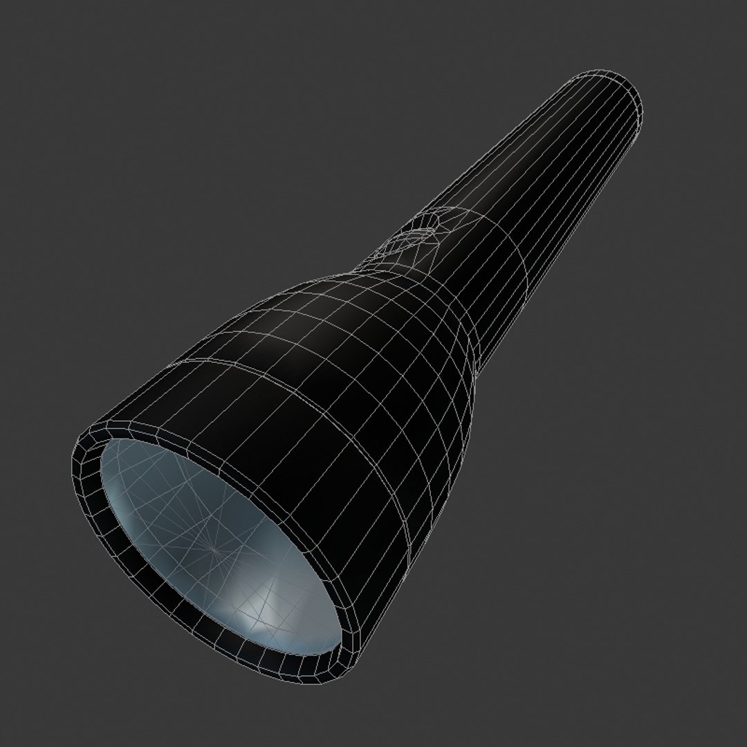 Maglite Flashlight 3d Model