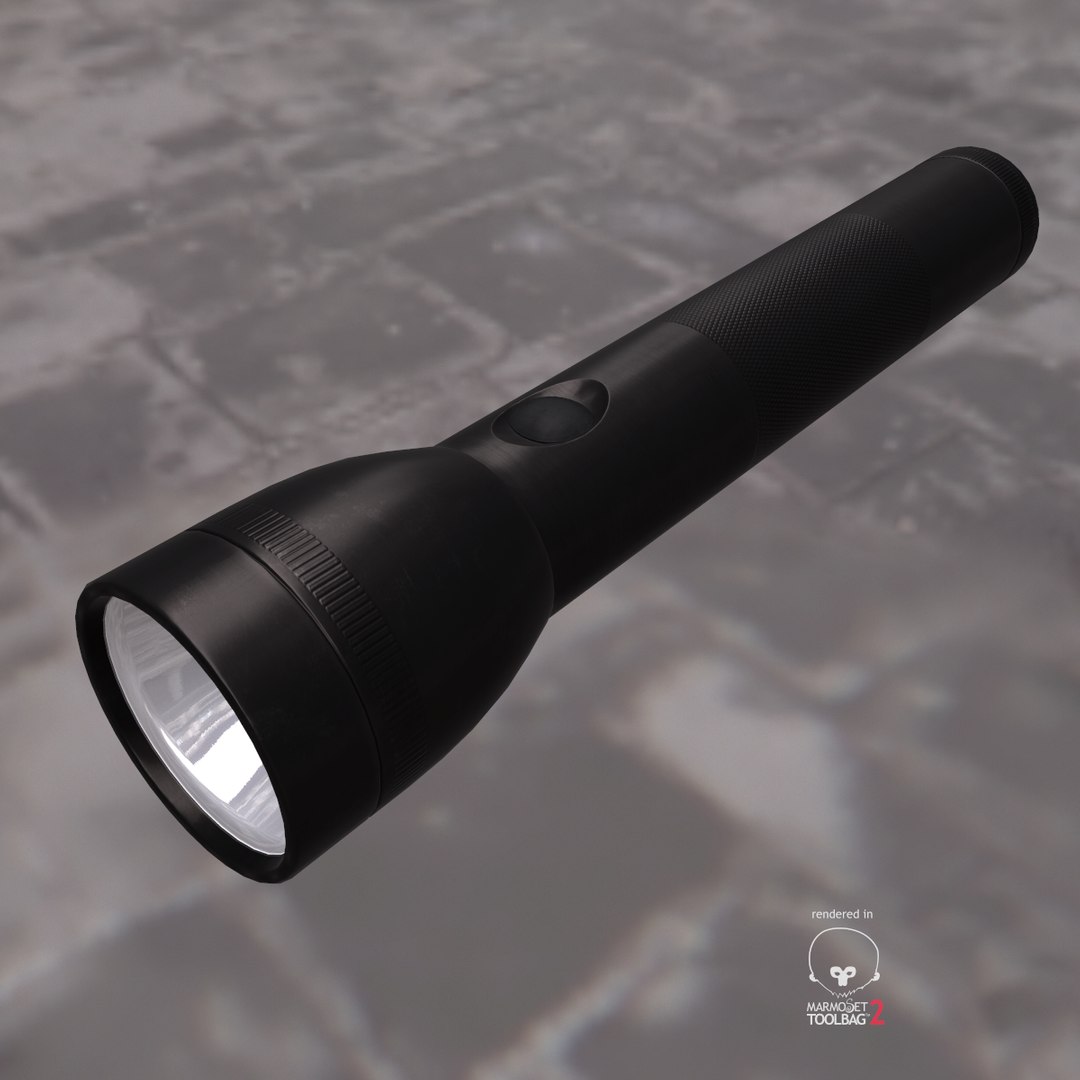 Maglite Flashlight 3d Model