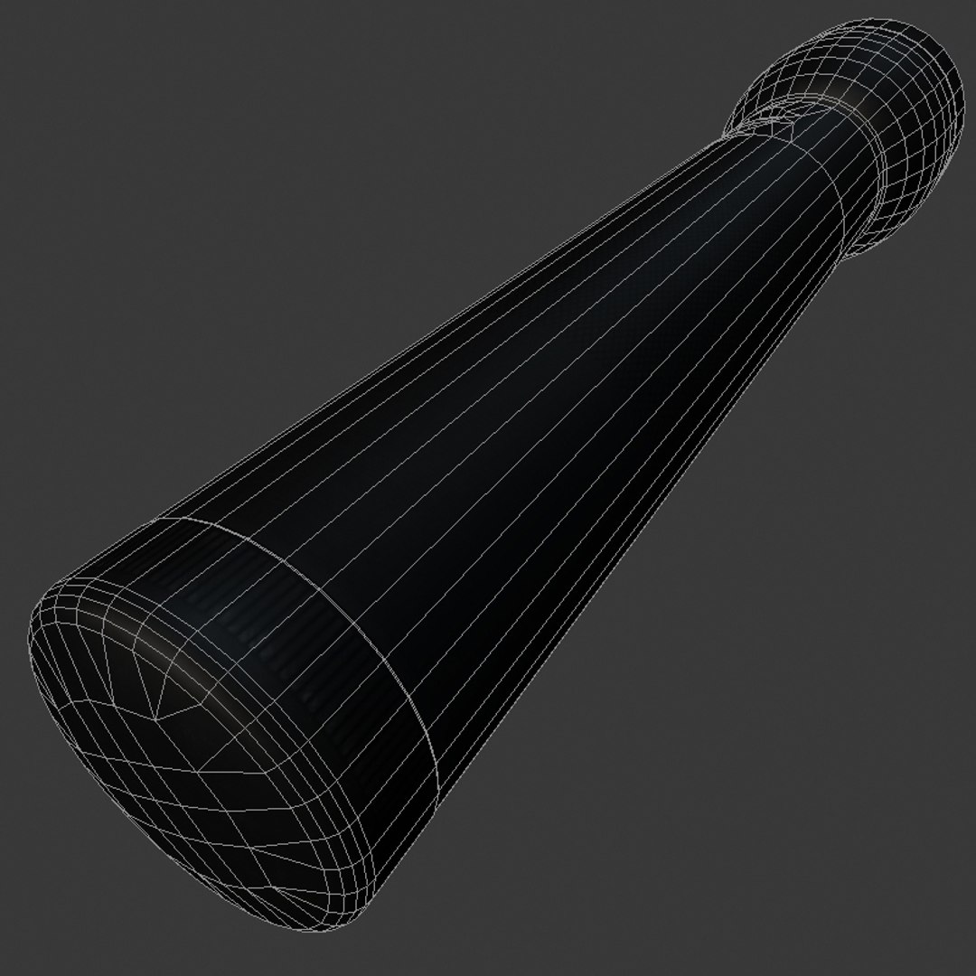 Maglite Flashlight 3d Model